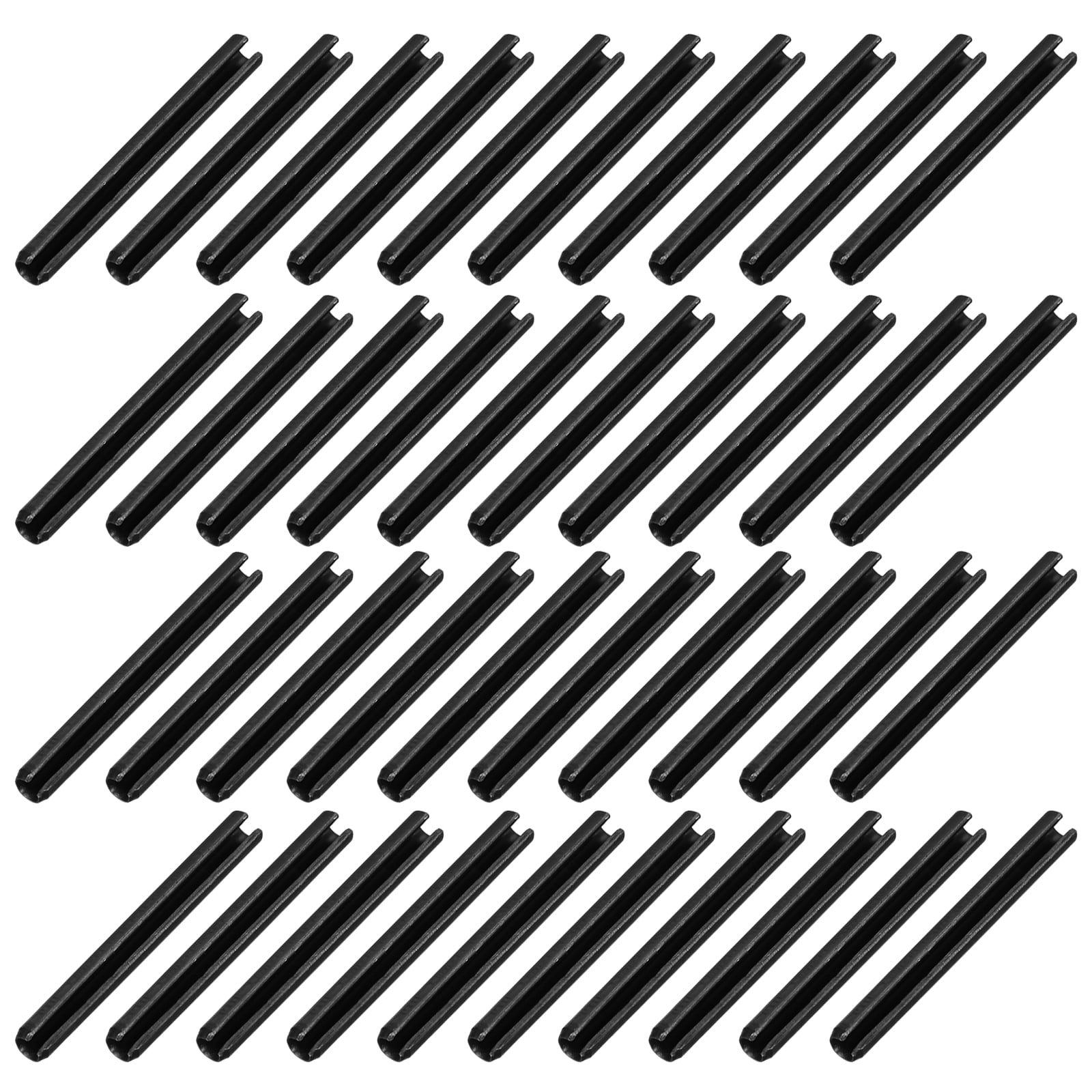 Uxcell 60Pcs Slotted Split Roll Pins 4/25 Inch(4mm) Dia. 1-3/5 Inch ...