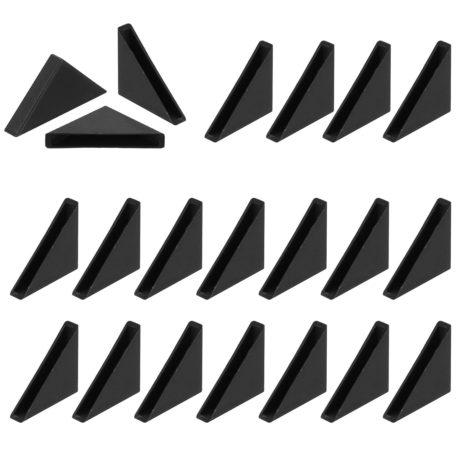 Uxcell 60Pcs Triangle Glass Corner Protector, 0.24 Inch Plastic Glass ...