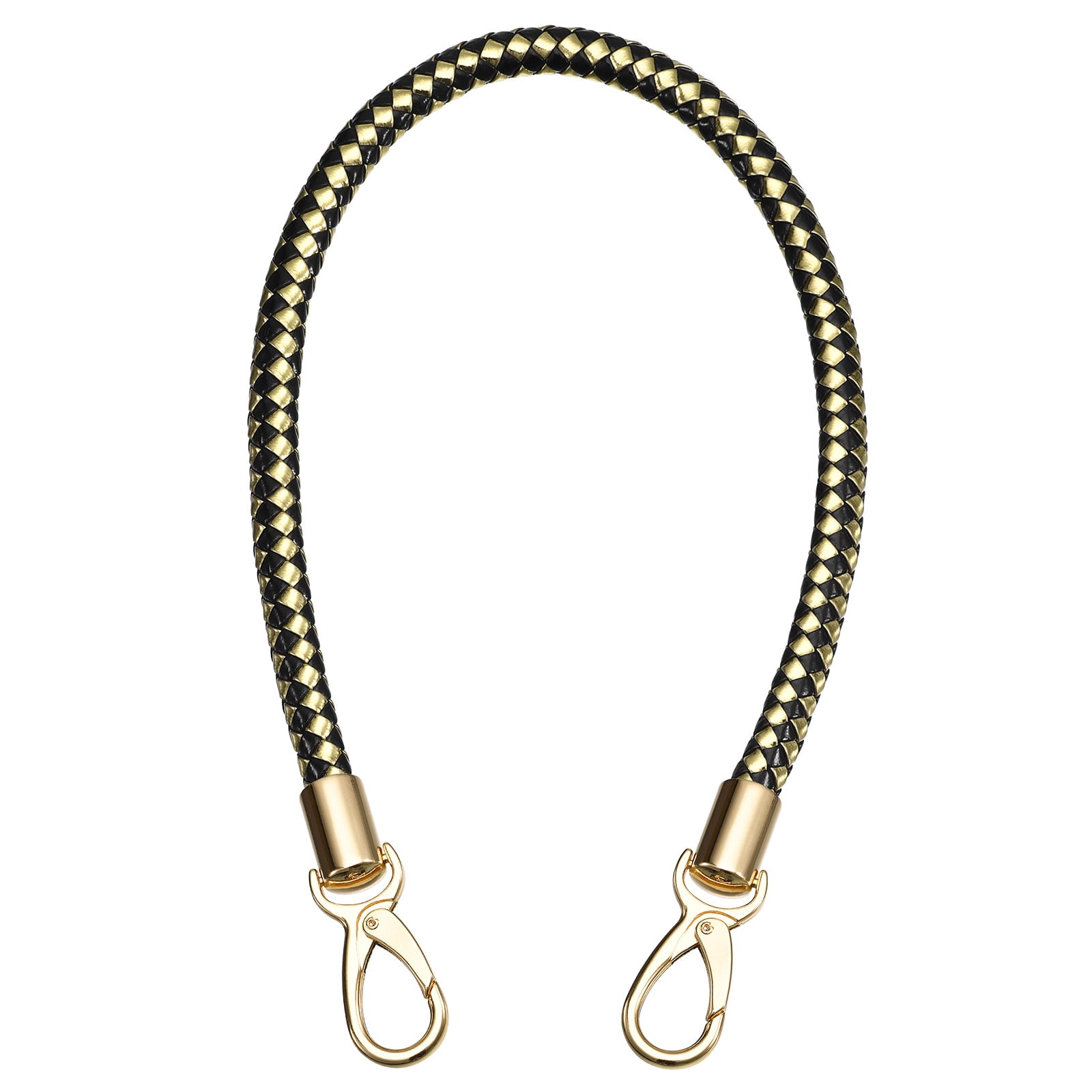 Uxcell 60cm/23.6" Braided Leather Purse Replacement Strap for Handbag ...