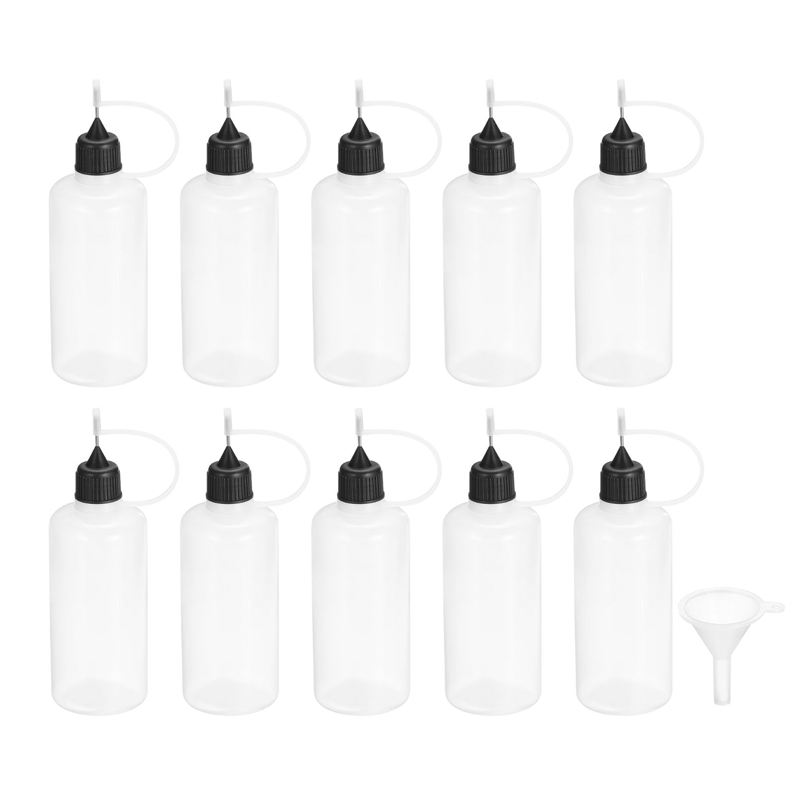 Uxcell 60ml 2oz Needle Oiler, 10Pcs Glue Applicator Bottle Needle Tip ...