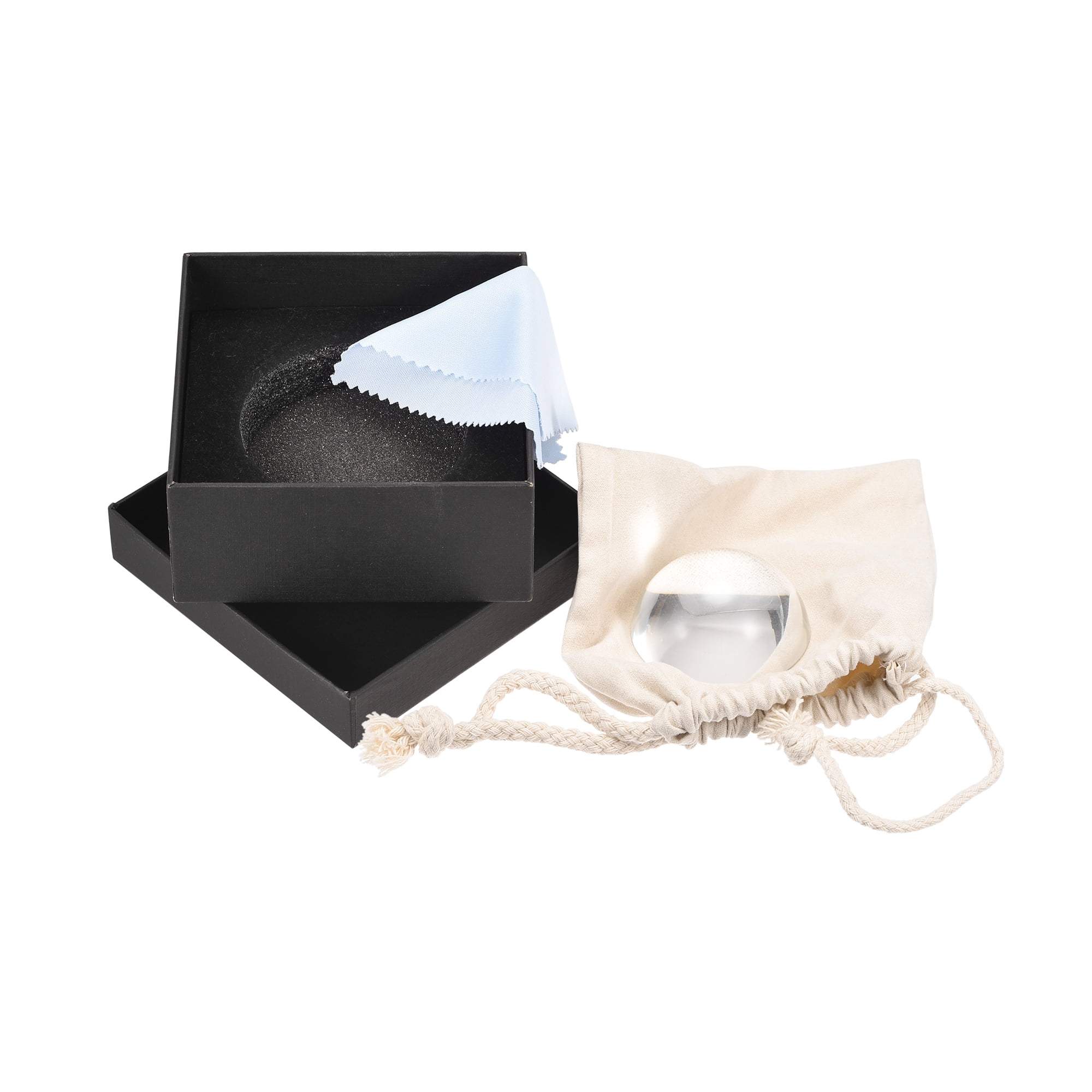 Uxcell 60mm Dome Magnifier 8X Acrylic Half Ball Reading Magnifying ...