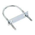 Uxcell 60mm Inner Width 110mm Length Round U-Bolt Steel M6 1 Set ...