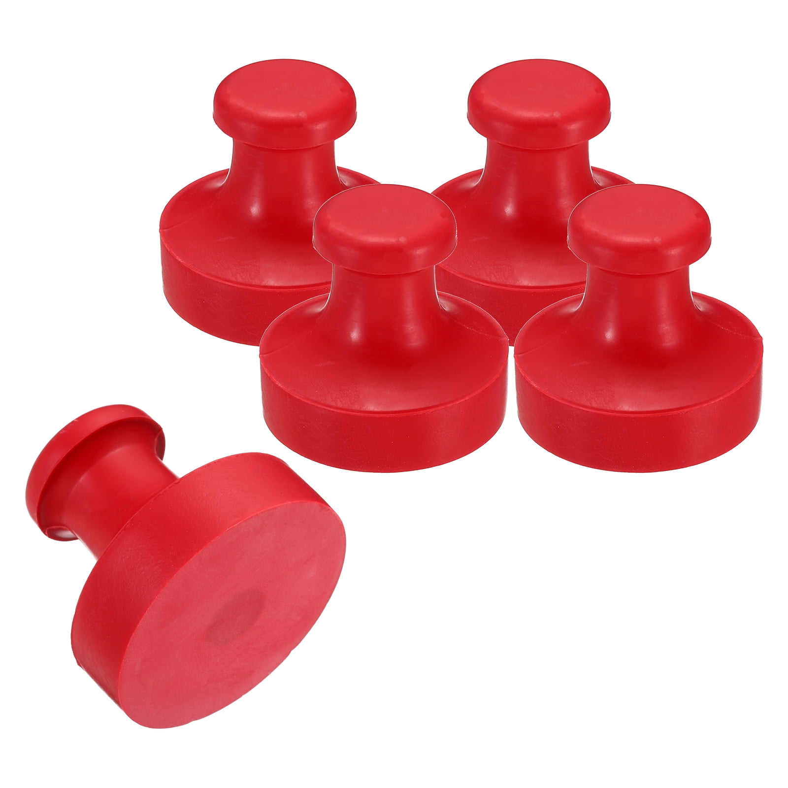 Uxcell 60mm Stamp Rubber Round Handle, 5 Pack Rubber Knobs Stamp Mounts ...