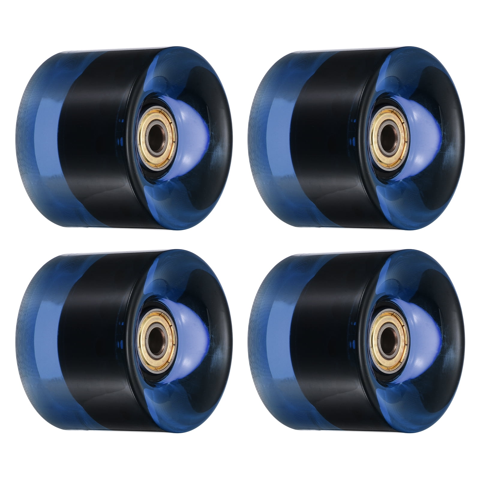Uxcell 60mm with Bearings ABEC-11 Street Wheels for Skateboards Cruiser ...
