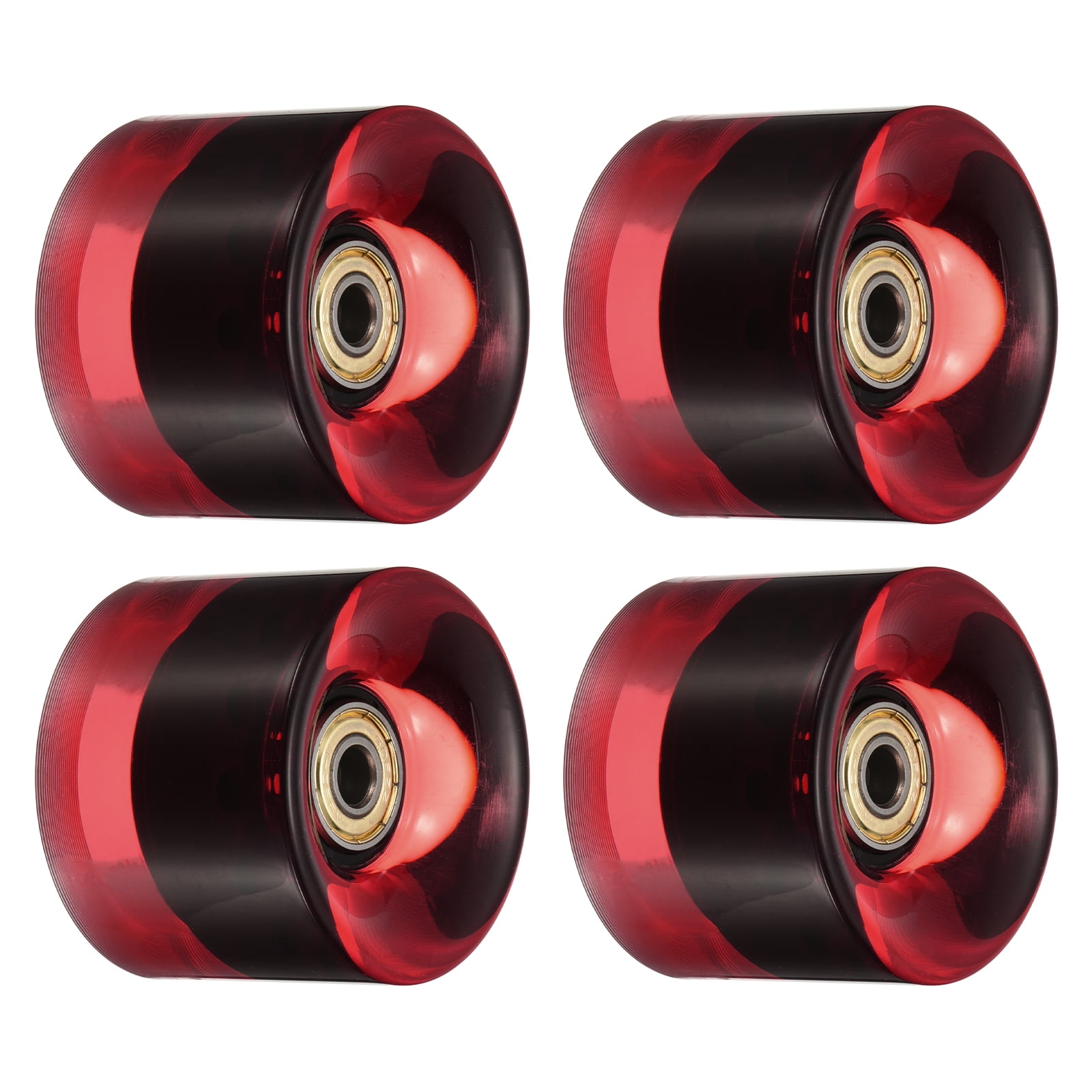 Uxcell 60mm with Bearings ABEC-11 Street Wheels for Skateboards Cruiser ...