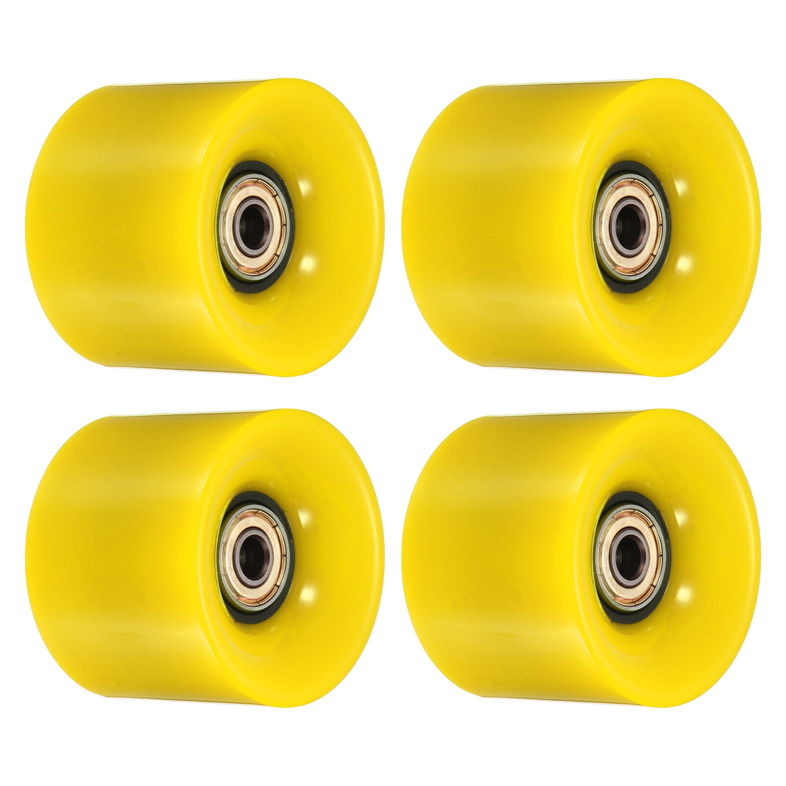 Uxcell 60mm with Bearings ABEC-11 Street Wheels for Skateboards Cruiser ...