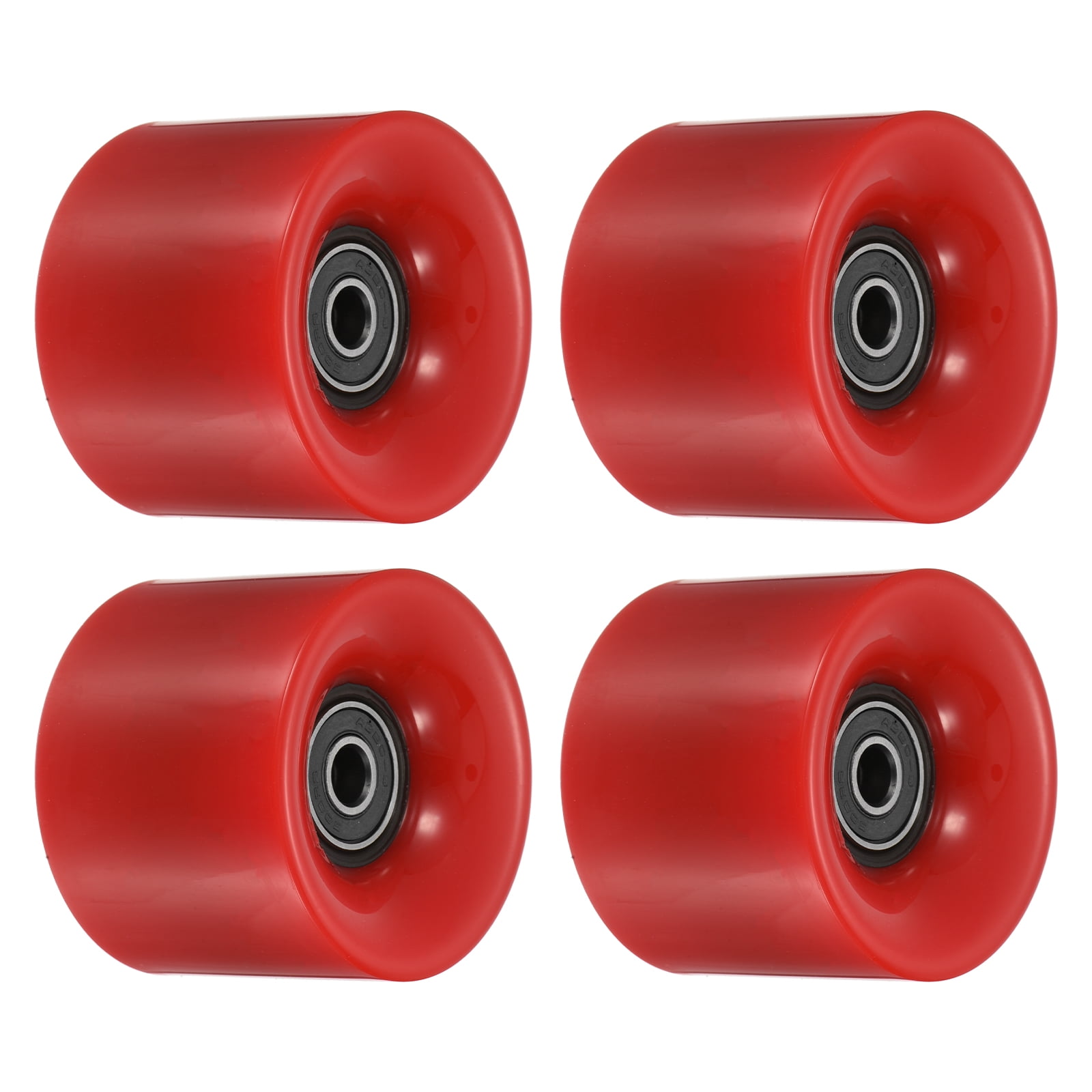 Uxcell 60mm with Bearings ABEC-9 Street Wheels for Skateboards Cruiser ...