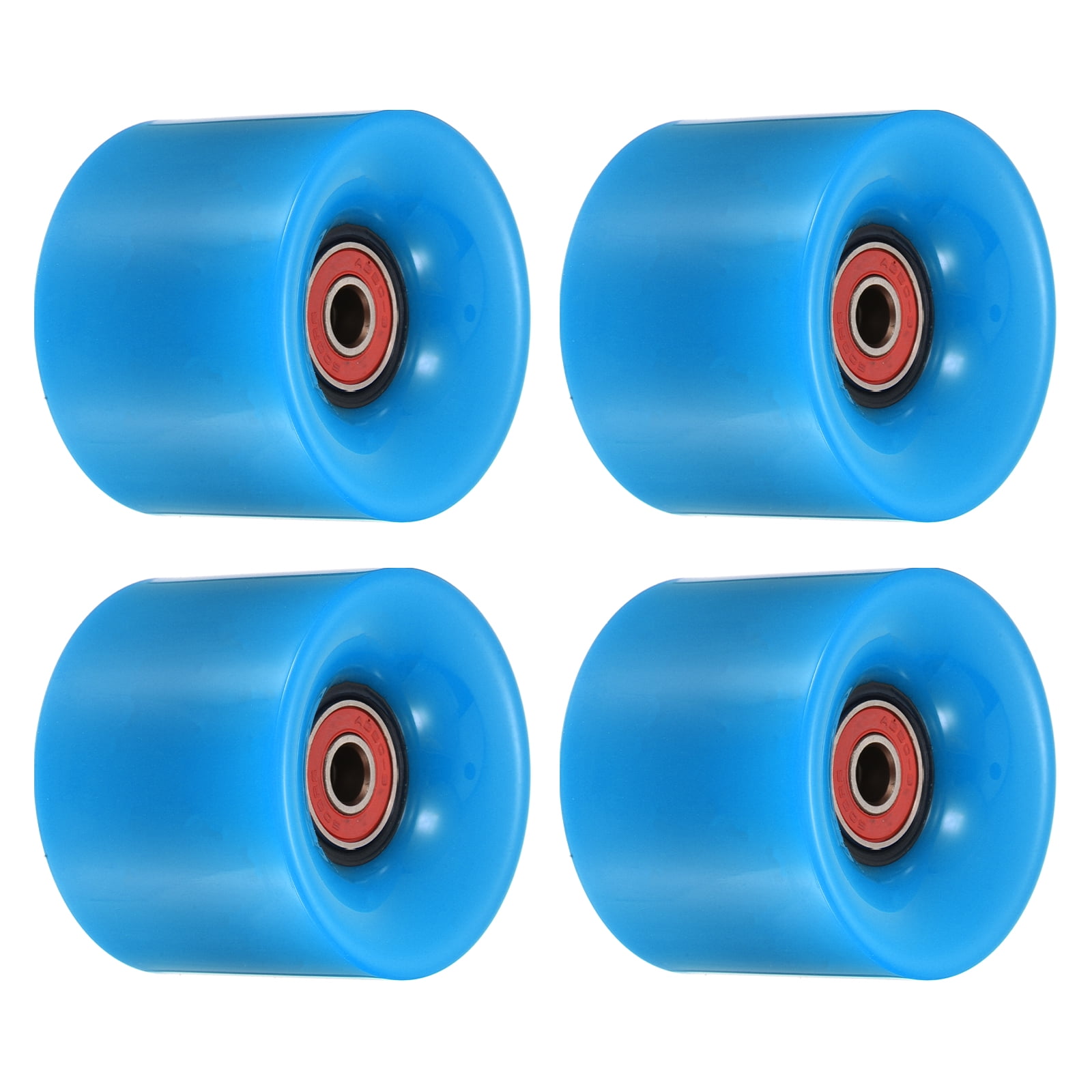 Uxcell 60mm with Bearings ABEC-9 Street Wheels for Skateboards Cruiser ...