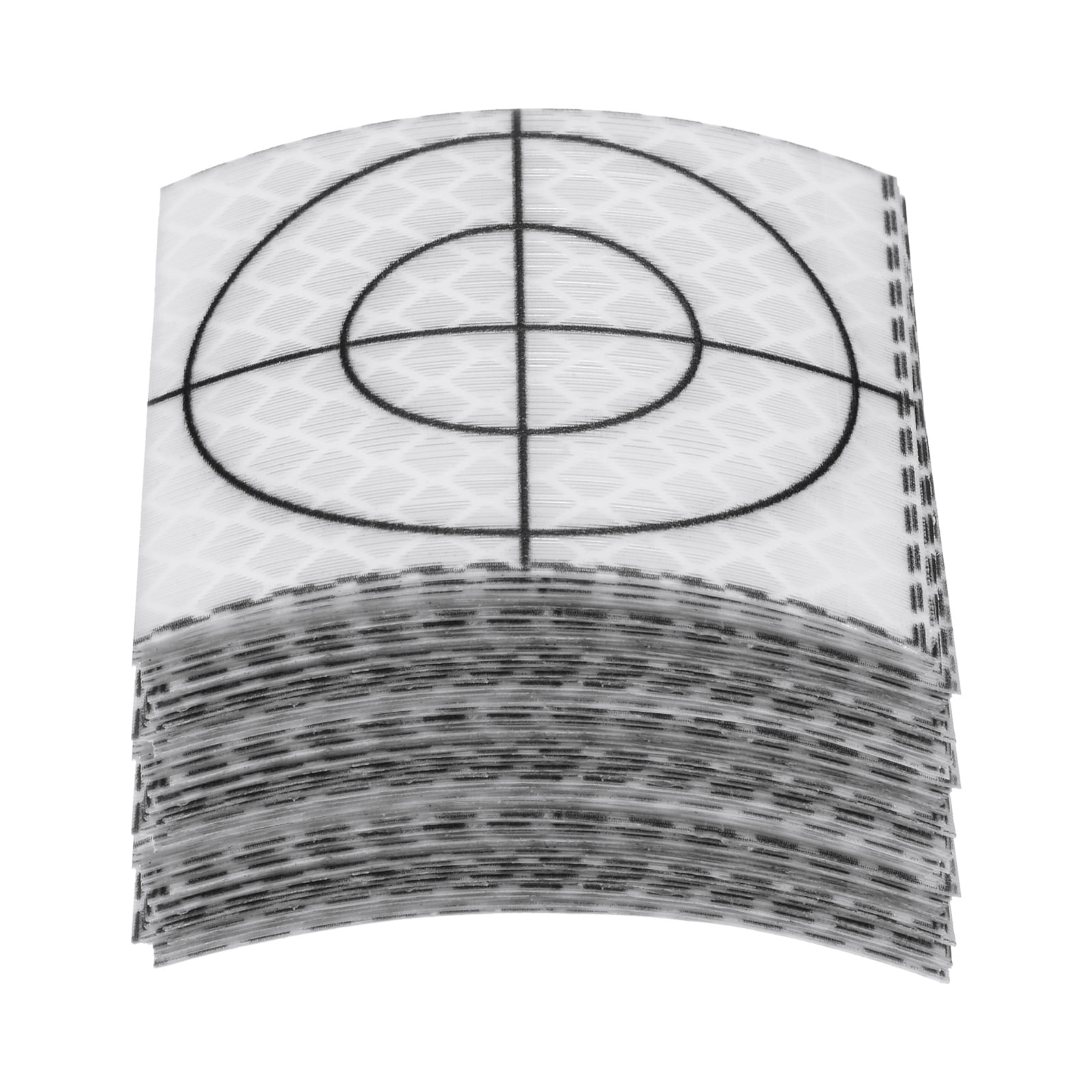 Uxcell 60packs Survey Reflector Sheets 50mm Self-adhesive Survey Target ...