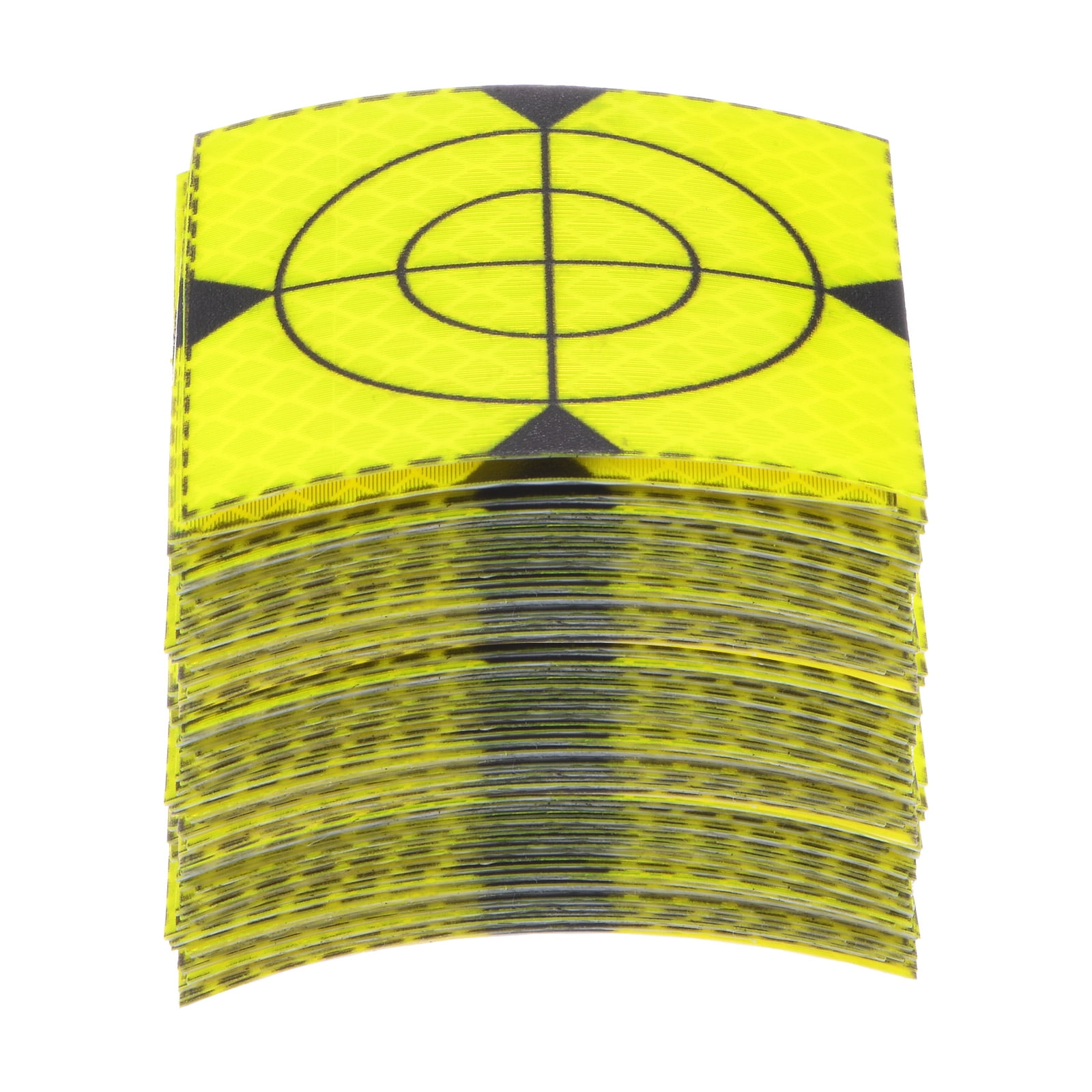 Uxcell 60packs Survey Reflector Sheets 60mm Self-adhesive Survey Target ...