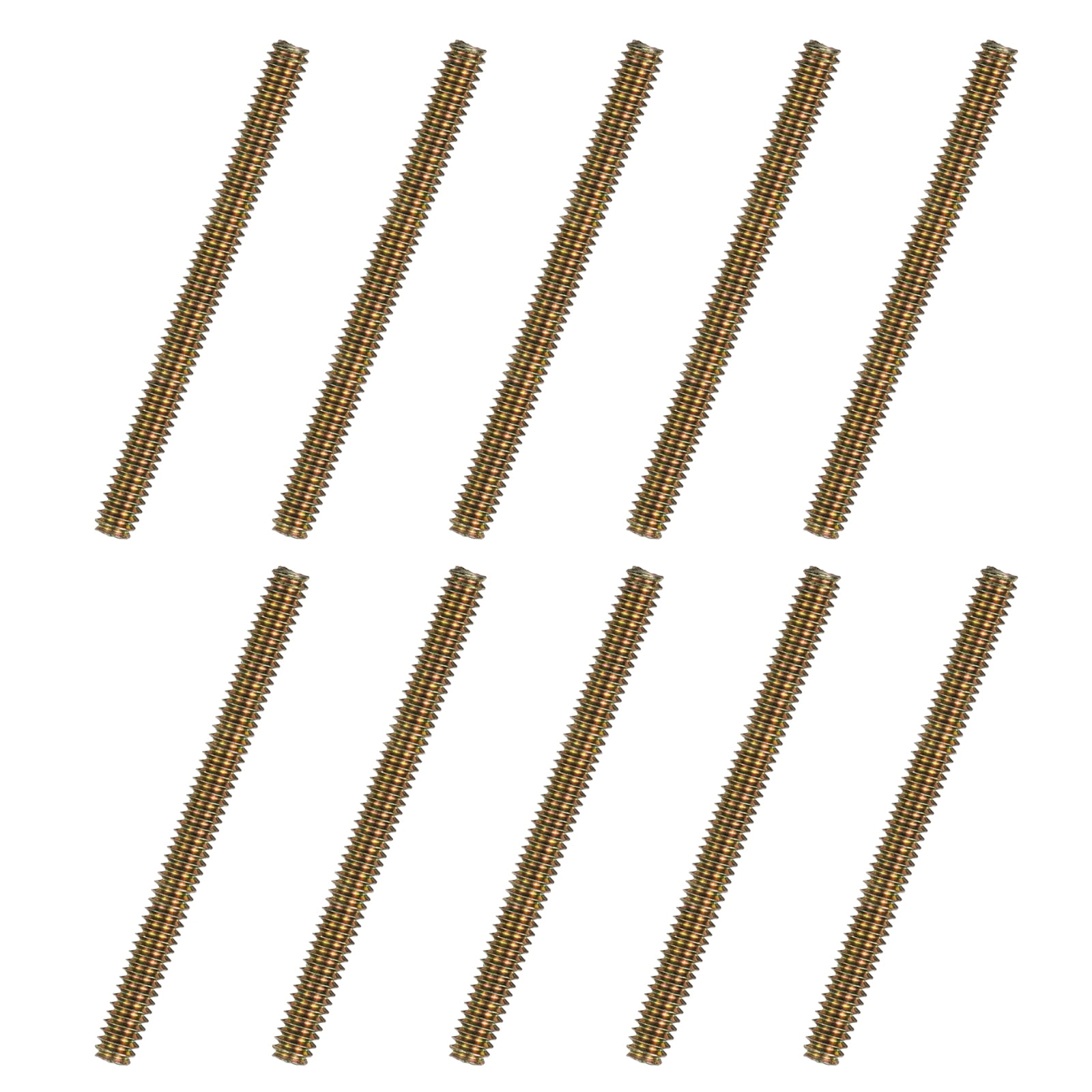 Uxcell 60pcs Fully Threaded Rods 1/4 x 3 Inch for Mounting Assembly ...