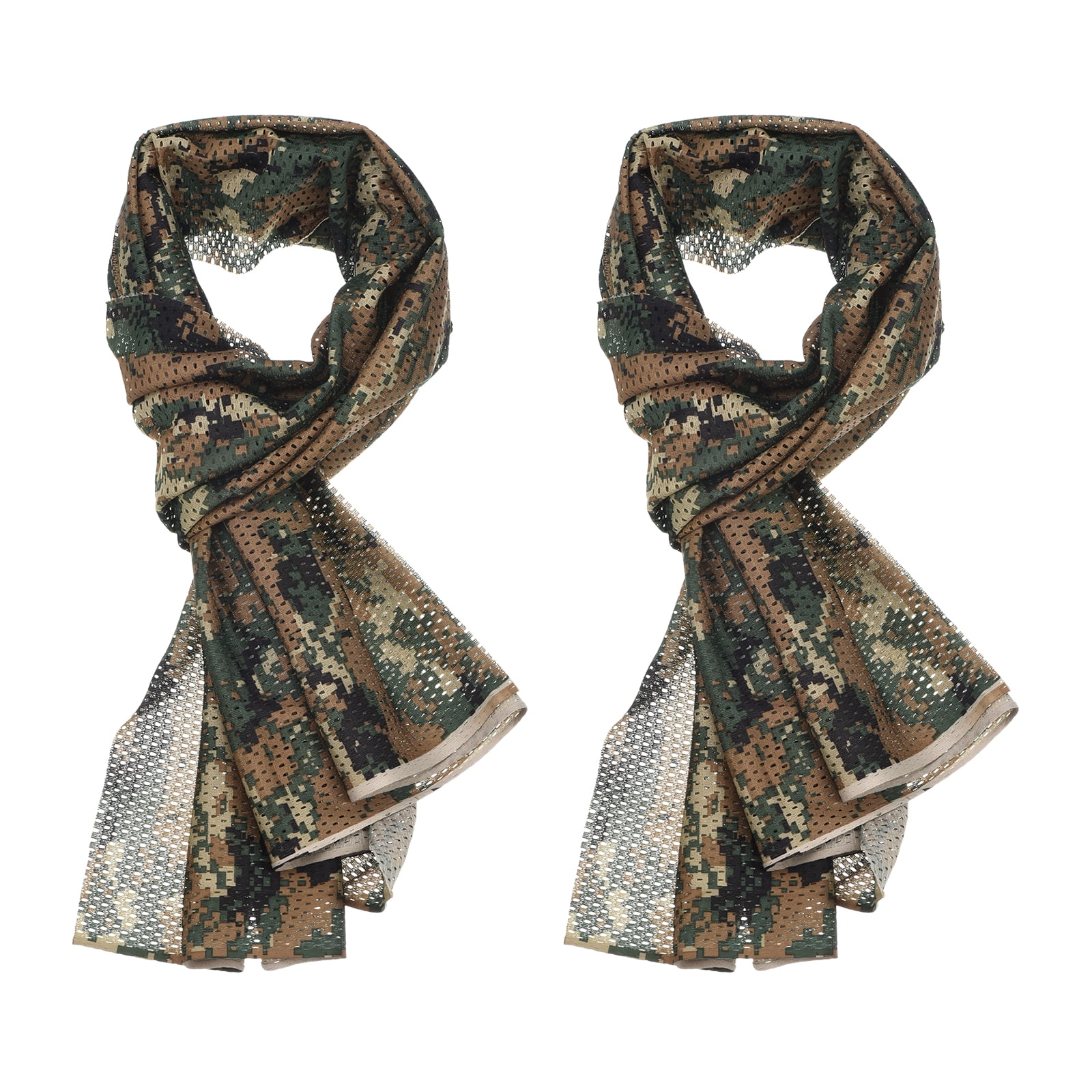 Uxcell 63"x20" Camouflage Netting Mesh Net Camo Scarf Veil Desert Mesh ...