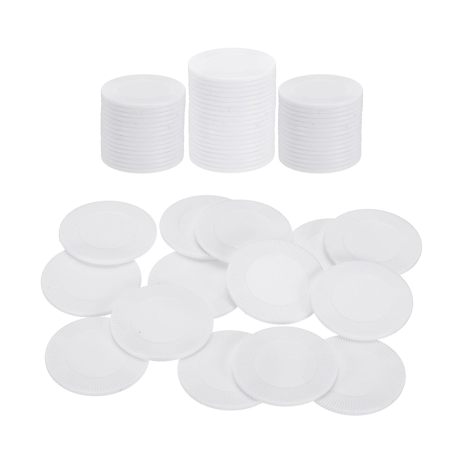 Uxcell 64 Pack Plastic Poker Chips, 1.5 Inch Mini Bingo Chips Learning ...