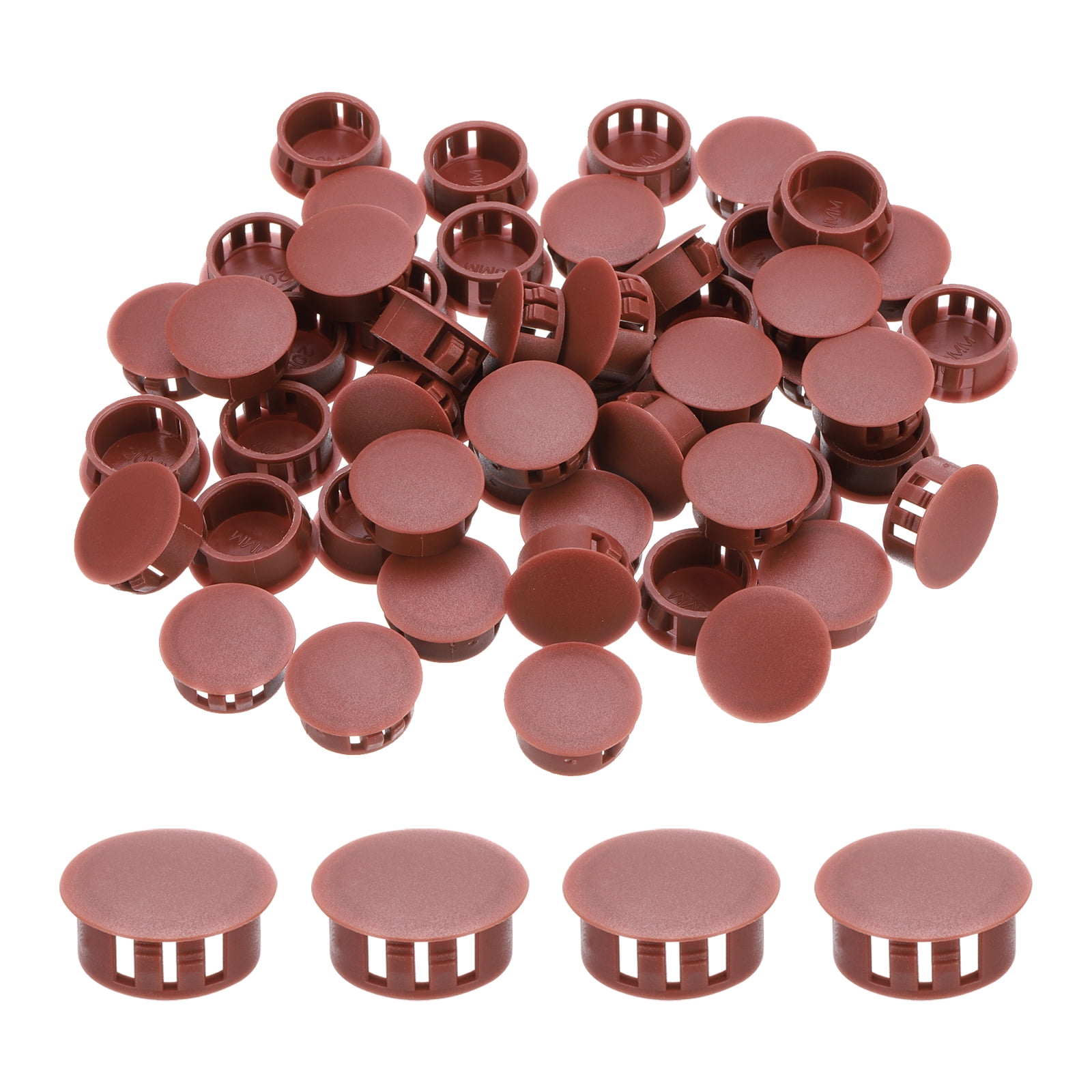 Uxcell 64PCS 13mm Dark Grey Plastic Hole Plugs, Flush Type Panel Hole ...