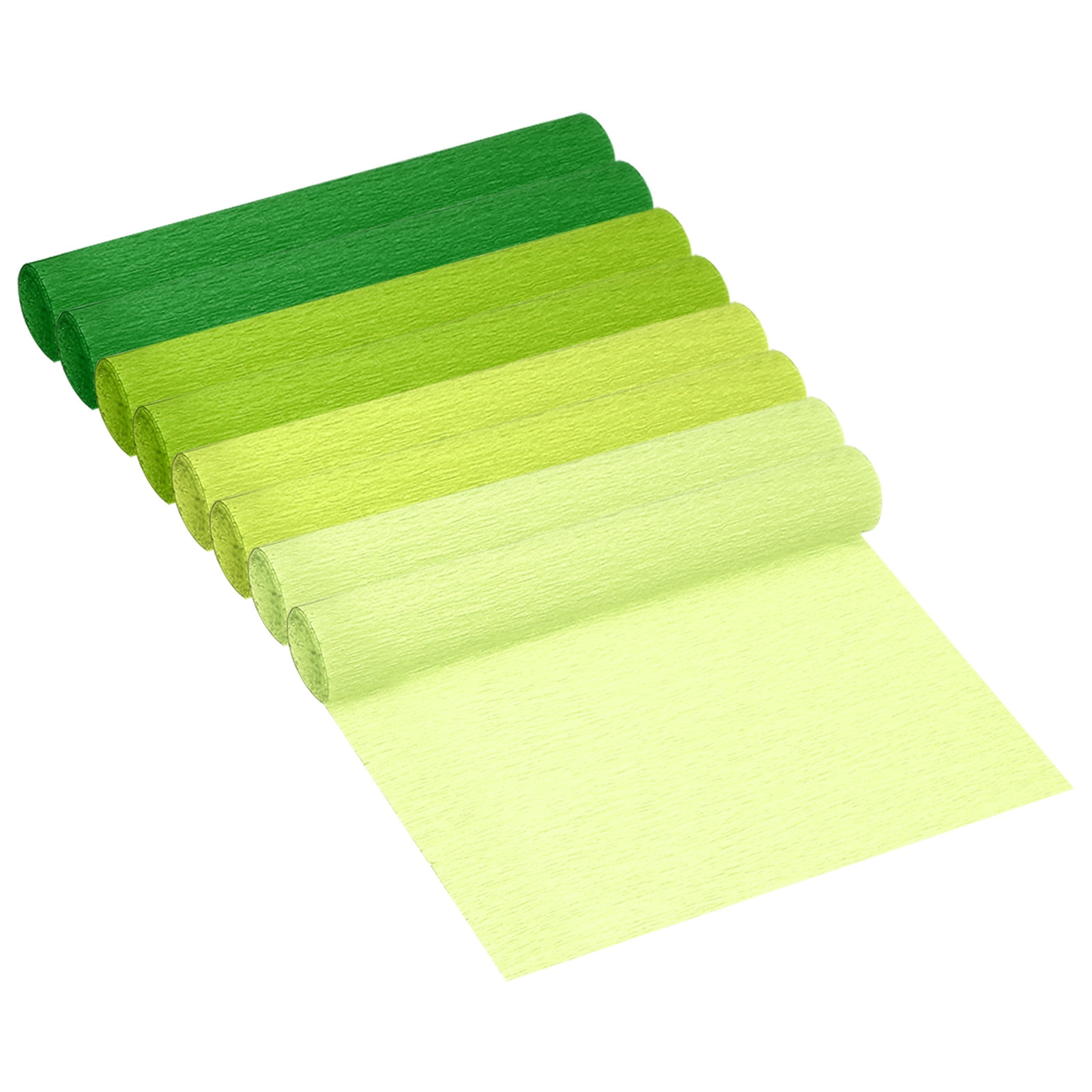 Uxcell 65.6ft Crepe Paper Roll, 8 Roll 4 Color 10" Width Paper Streamer ...