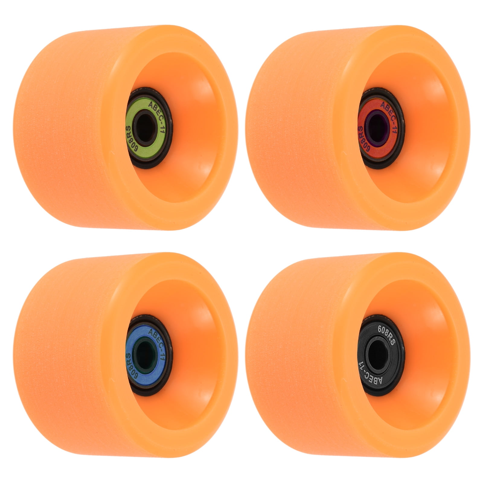 Uxcell 65mm 78A with ABEC-11 Soft Cruiser Wheels Street Wheels ...