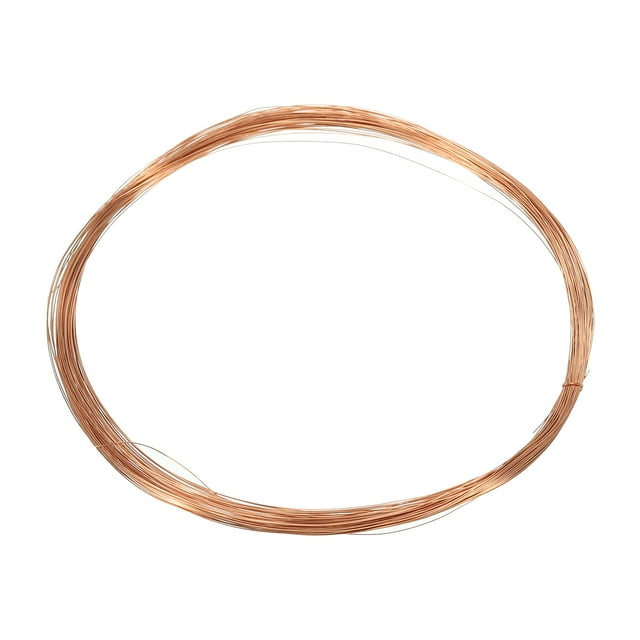 Uxcell 66 Feet Solid Bare Copper Wire 36 Gauge 99.9% Pure Copper Wire 0 ...