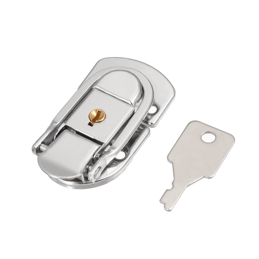 Uxcell 66mm x 34mm Metal Small Size Suitcase Lock Hasp Catch Latch with ...