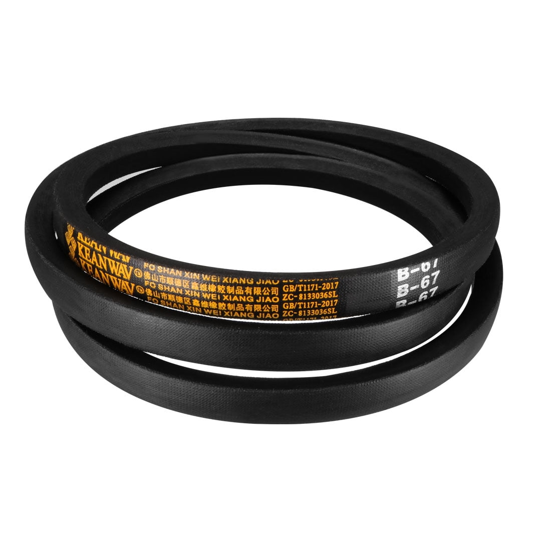 Uxcell 67.01" V Belts Inner Length B Section Transmission Drive Belt ...