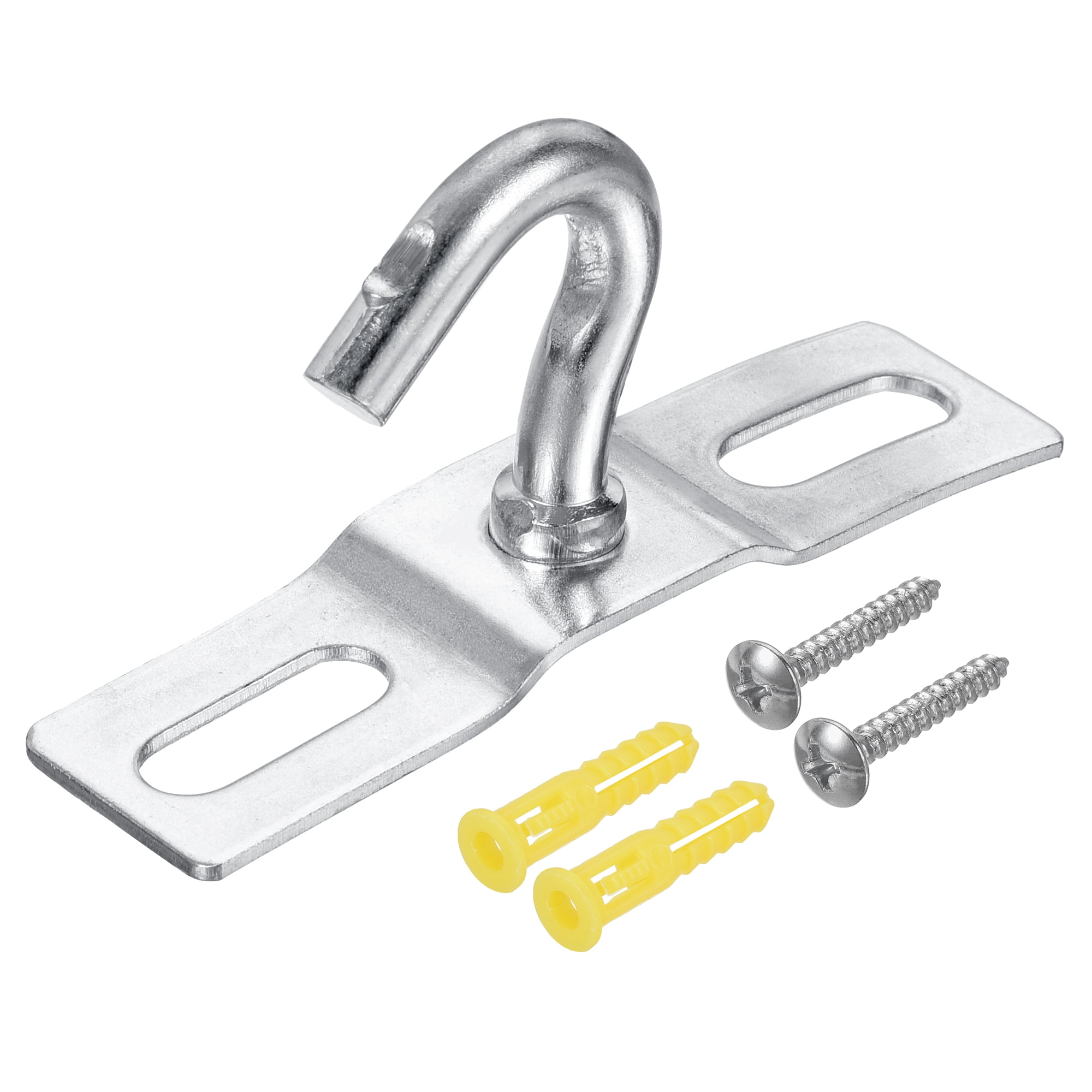 Uxcell 67mm Ceiling Hooks Wall Mount Hanger Galvanized Iron, 3 Count ...