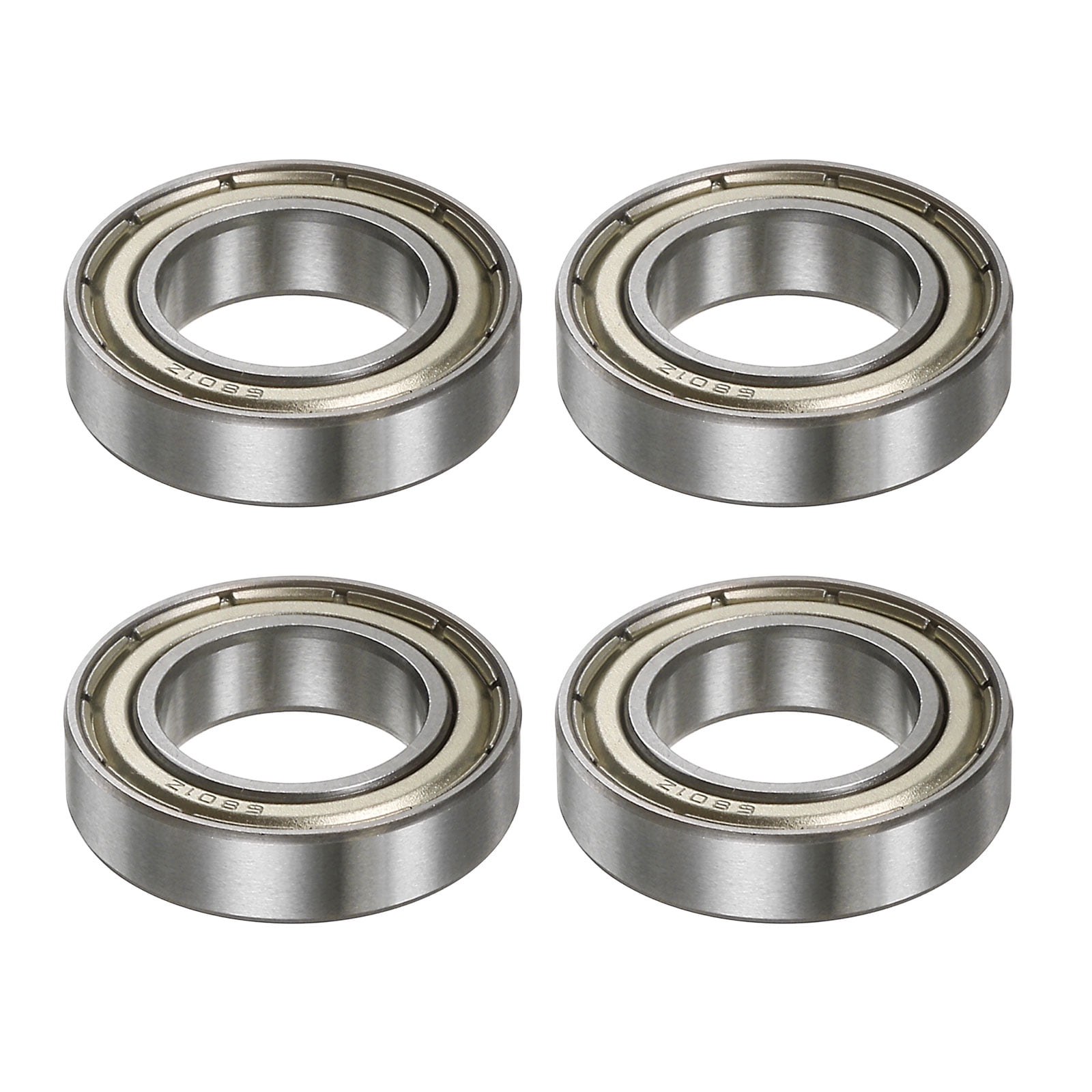 Uxcell 6801ZZ Ball Bearings 12mmx21mmx5mm Chrome Steel ABEC5 Double ...