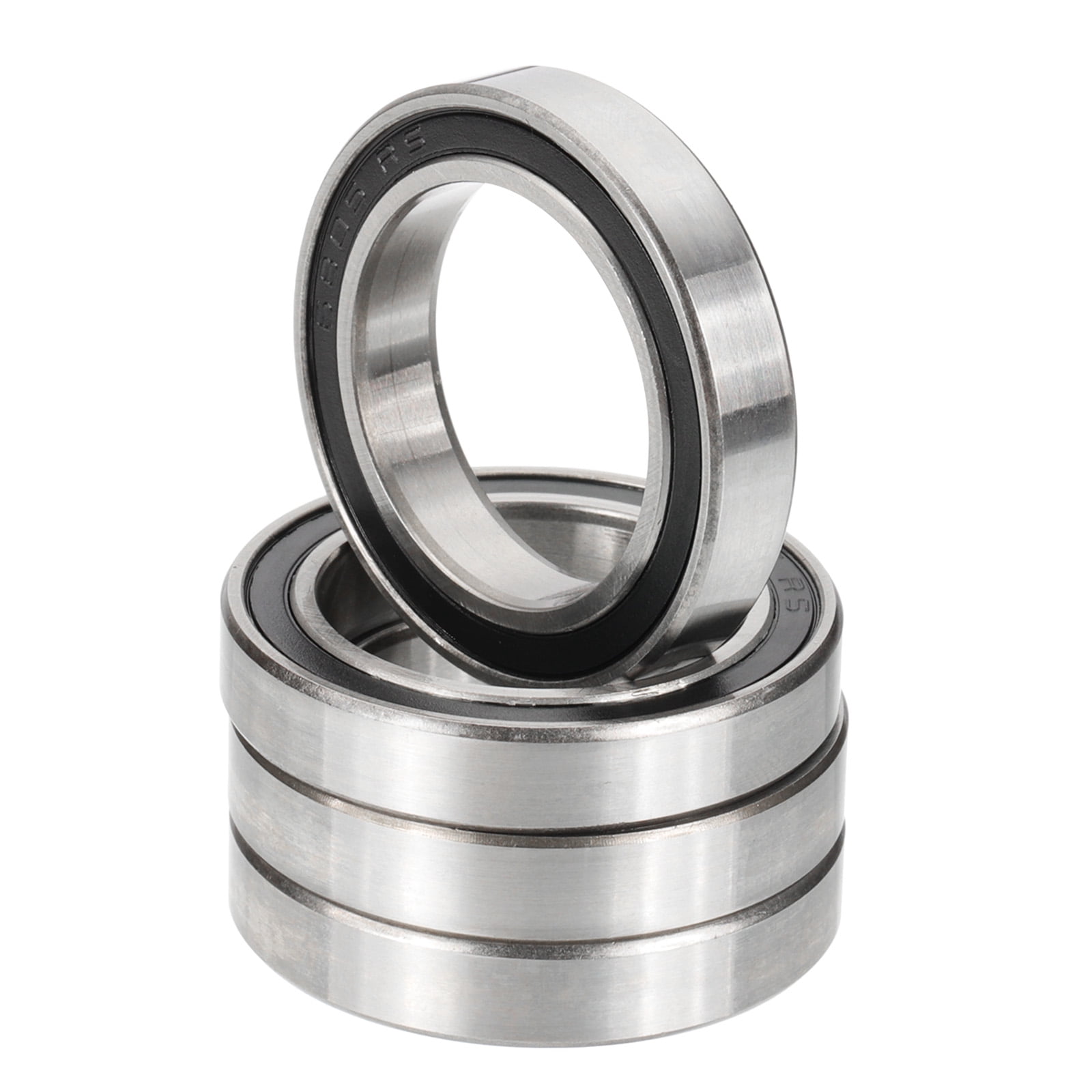 Uxcell Deep Groove Ball Bearings Double Rubber Sealed Miniature Bearing ...