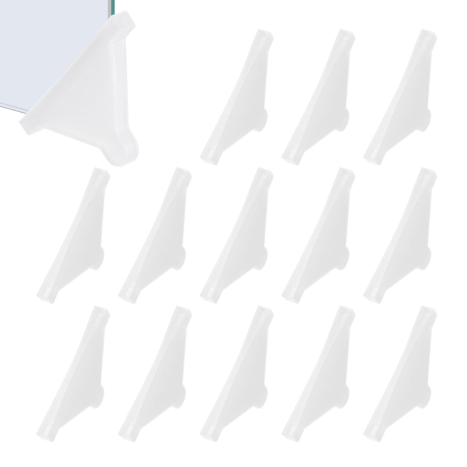 Uxcell 68x5 mm Plastic Triangle Corner Protector, 60 Pcs Glass Corner ...