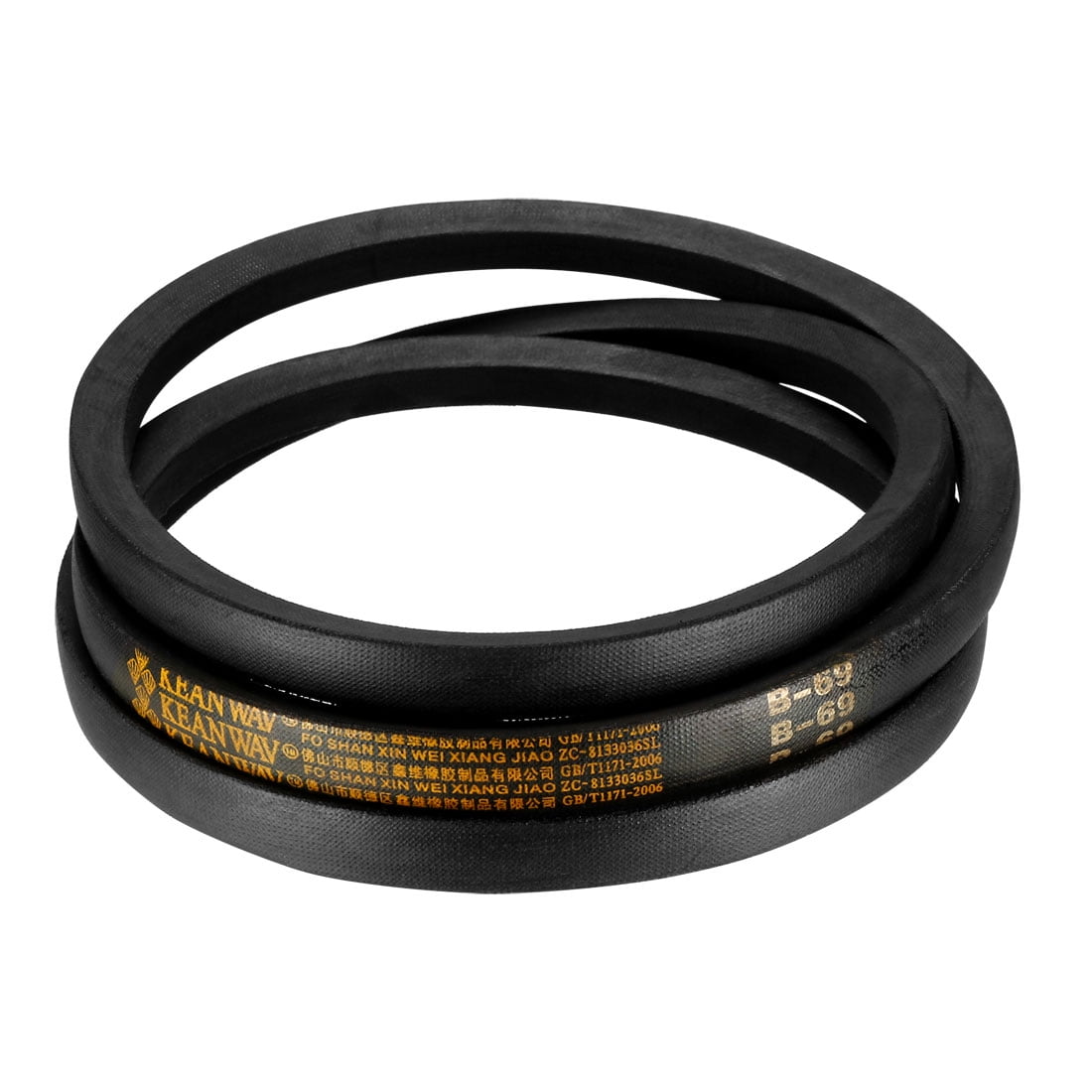 Uxcell 69.02" V Belts Inner Length B Section Transmission Drive Belt ...