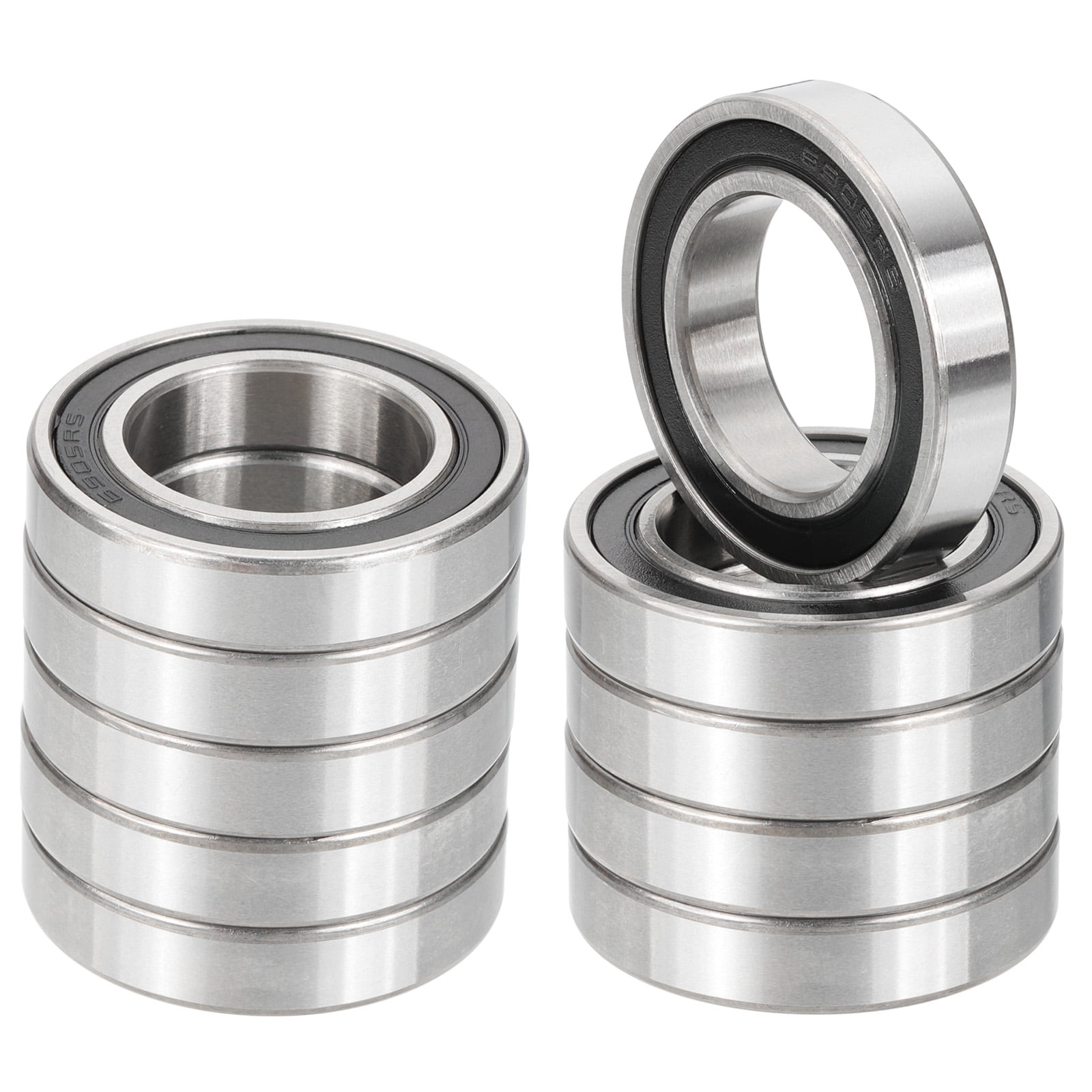 Uxcell Deep Groove Ball Bearing Double Rubber Sealed Miniature Bearings ...