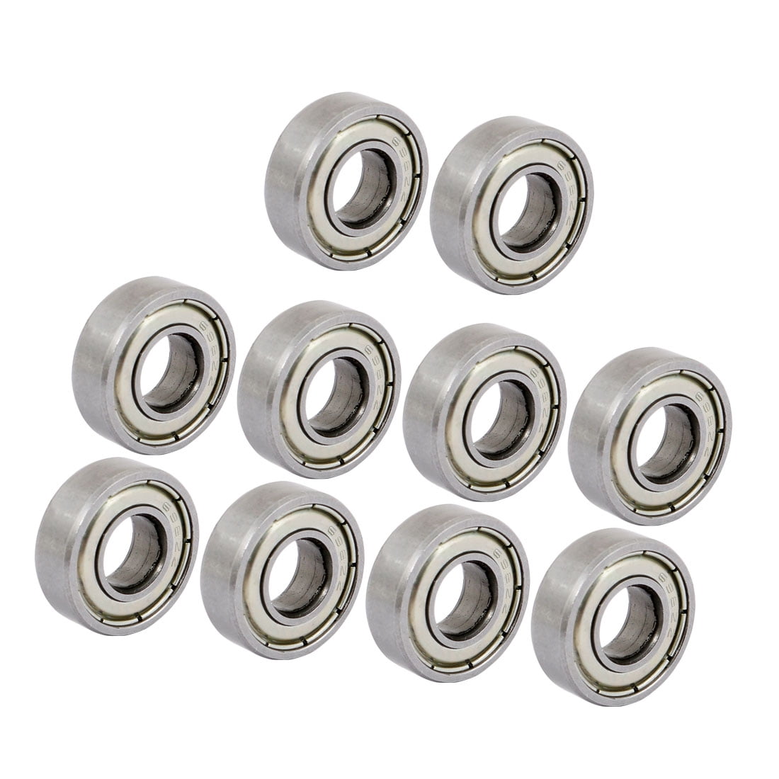 Uxcell 698Z 8 x 19 x 6mm Metal Shields Sealed Deep Groove Ball Bearings ...