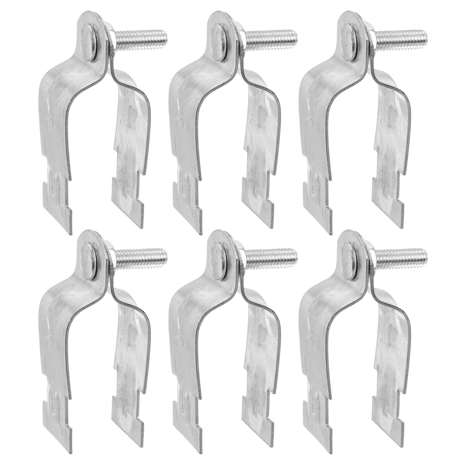 Uxcell 6Pack 1-21/32" EMT Strut Clamps Steel with Bolt Nut for Rigid ...
