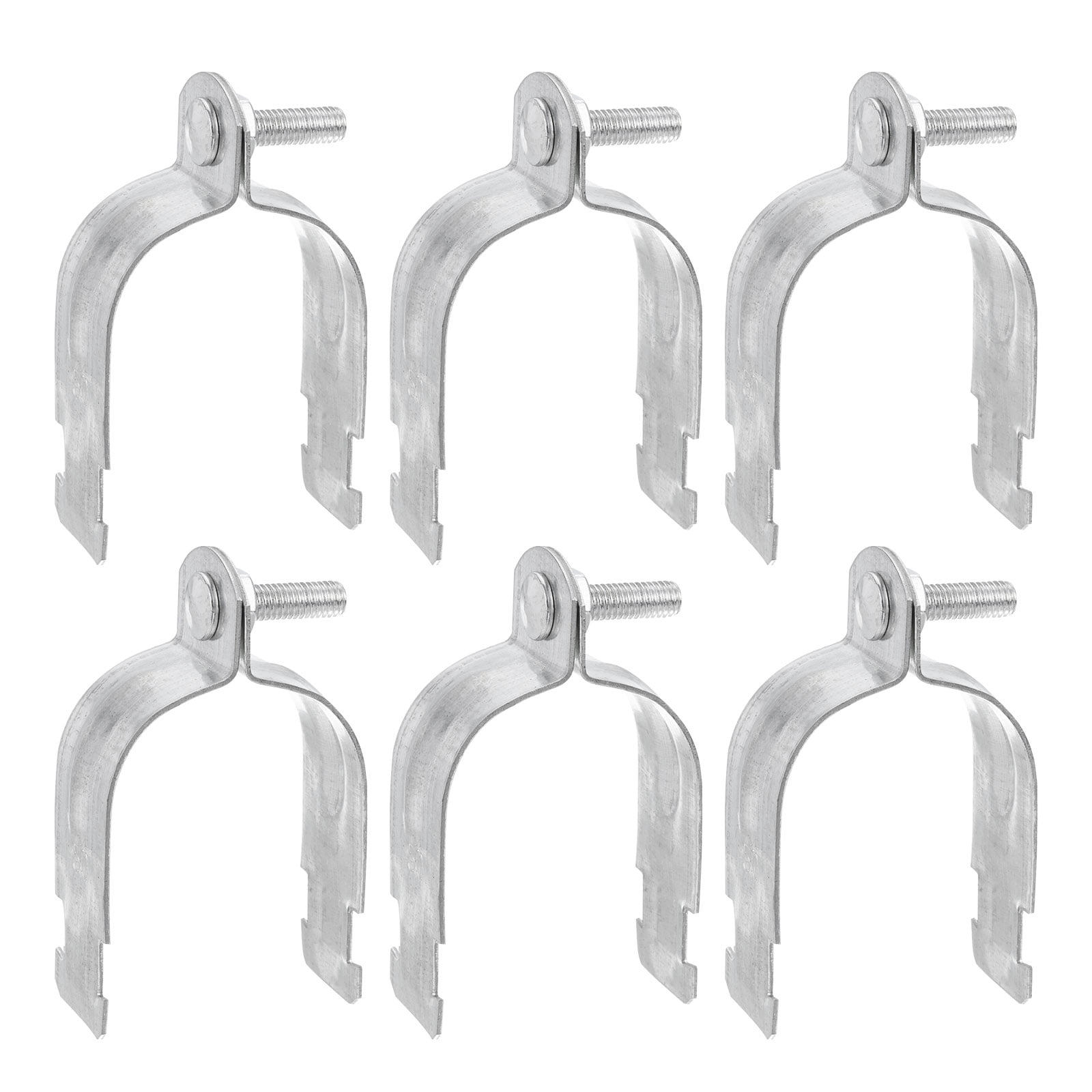 Uxcell 6Pack 2-3/8" EMT Strut Clamps Steel with Bolt Nut for Rigid ...