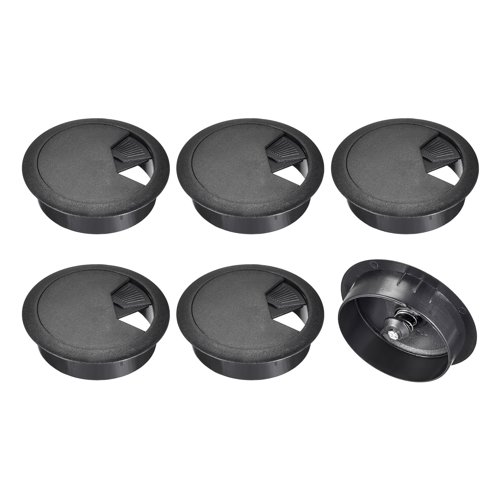 Uxcell 6Pack 2 Inch Cable Hole Cover ABS Office Desk Cable Wire Cord ...