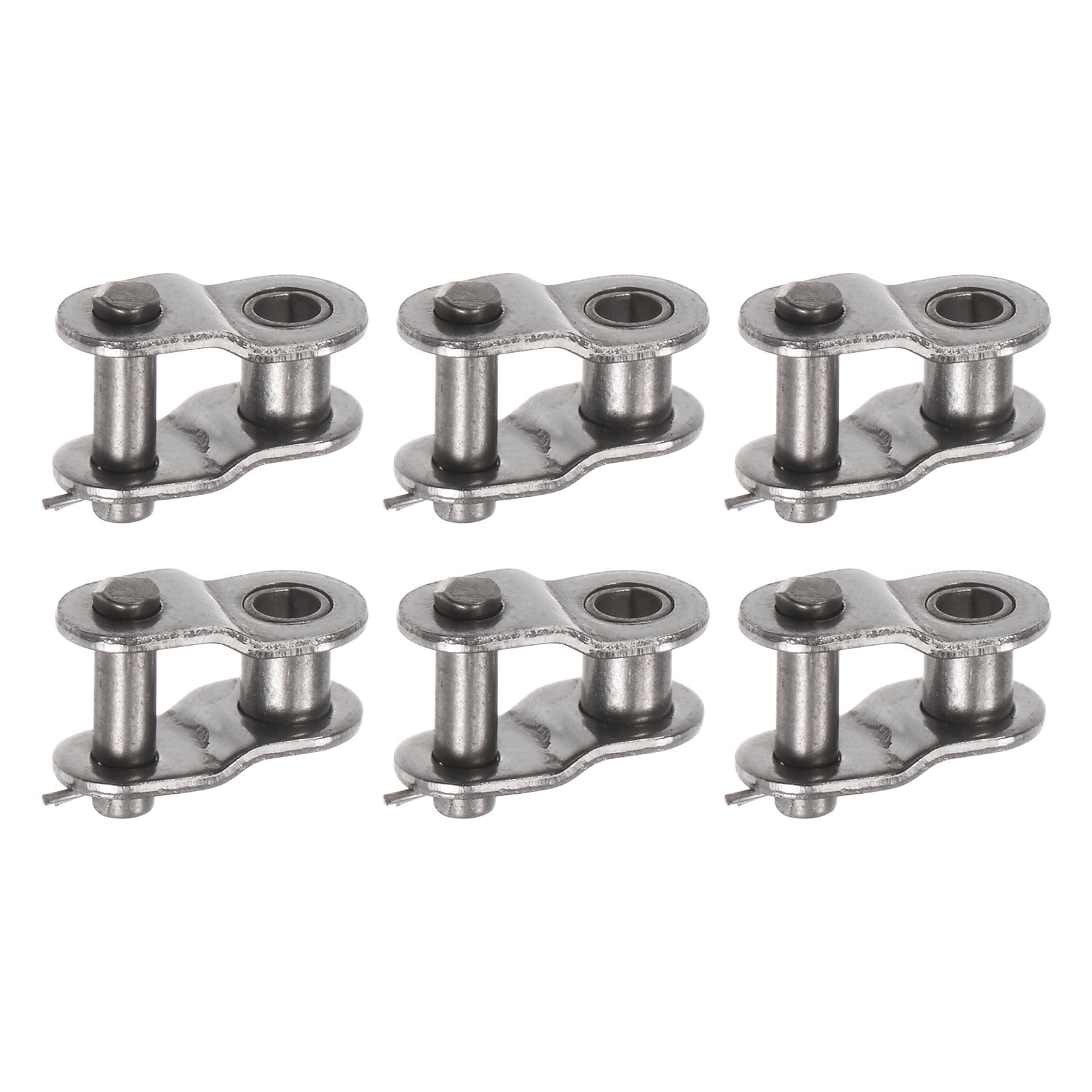 Uxcell 6Pack #25 Chain Offset Half Link Roller 1/4" Pitch Stainless ...