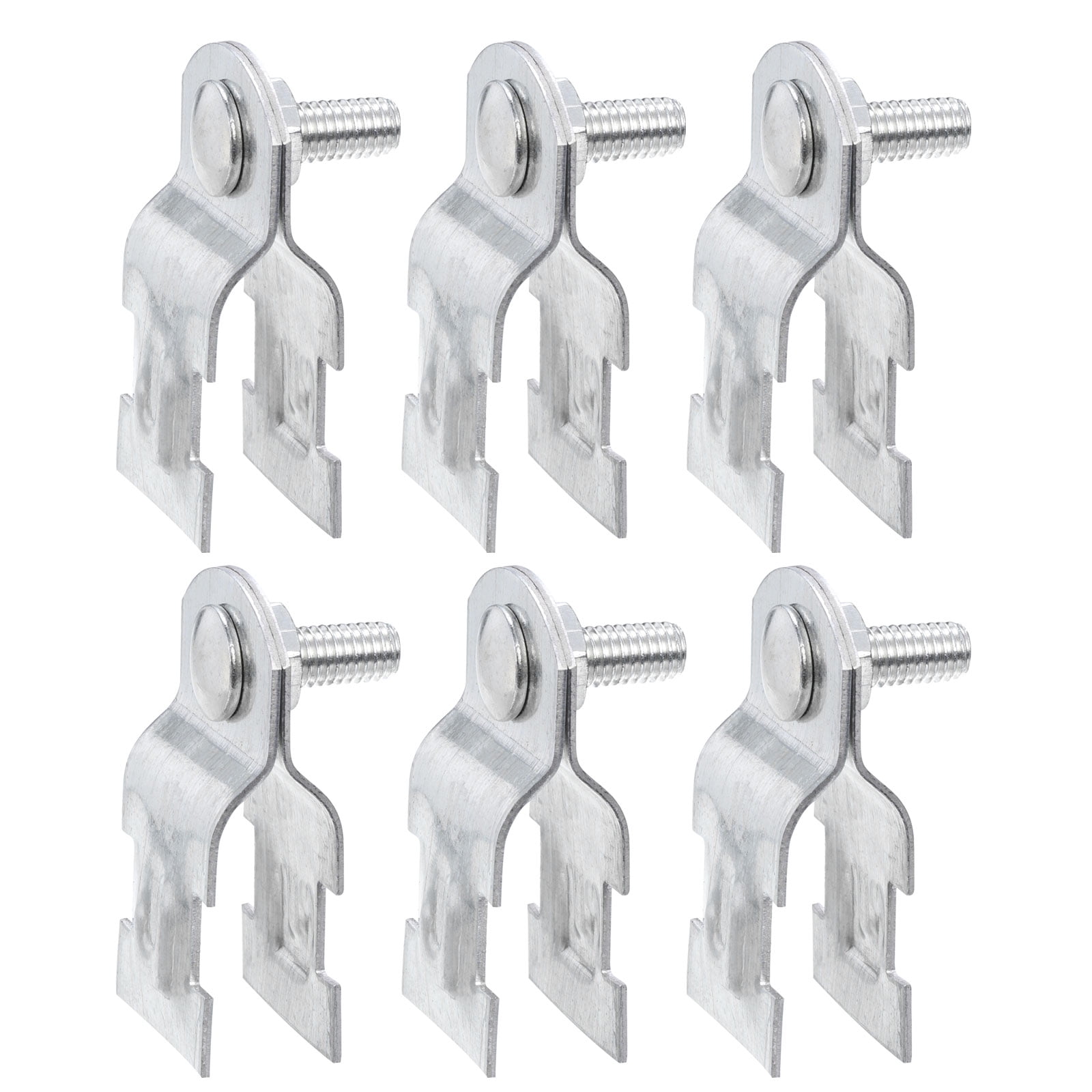 Uxcell 6Pack 27/32" EMT Strut Clamps Steel with Bolt Nut for Rigid ...