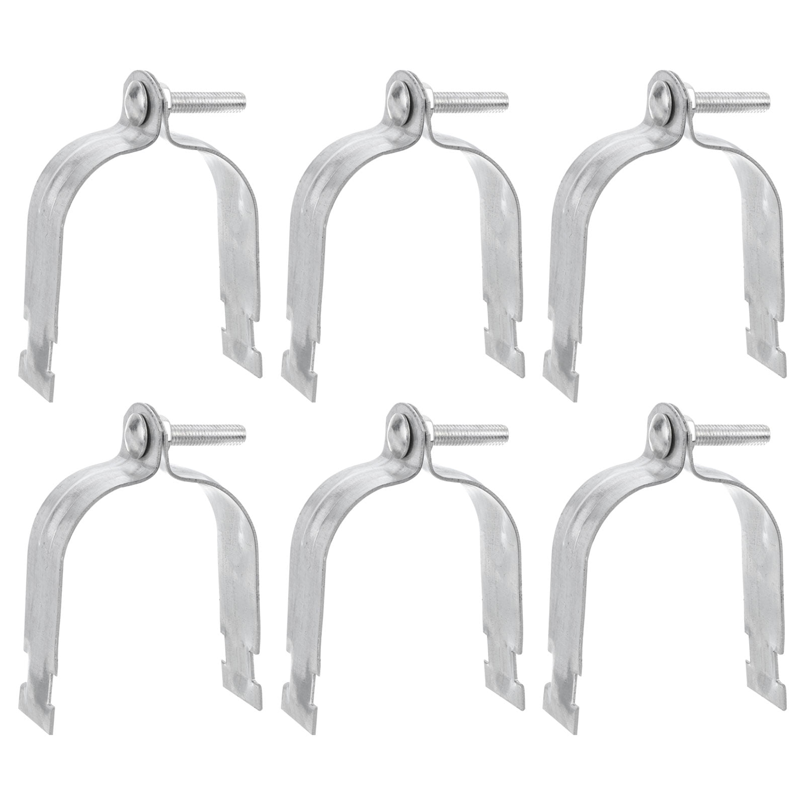 Uxcell 6Pack 3" EMT Strut Clamps Steel with Bolt Nut for Rigid Conduit ...