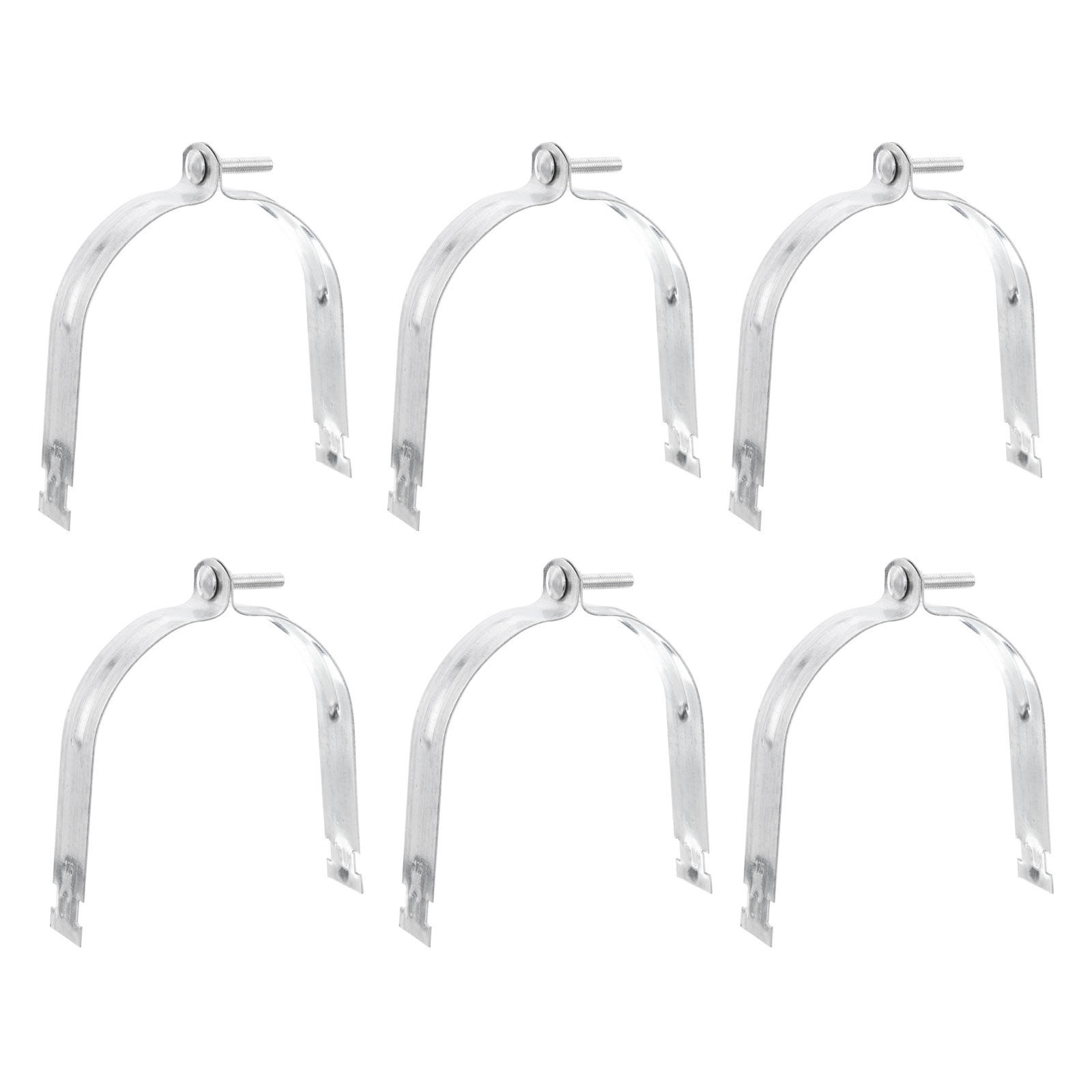Uxcell 6Pack 5-1/2" EMT Strut Clamps Steel with Bolt Nut for Rigid ...