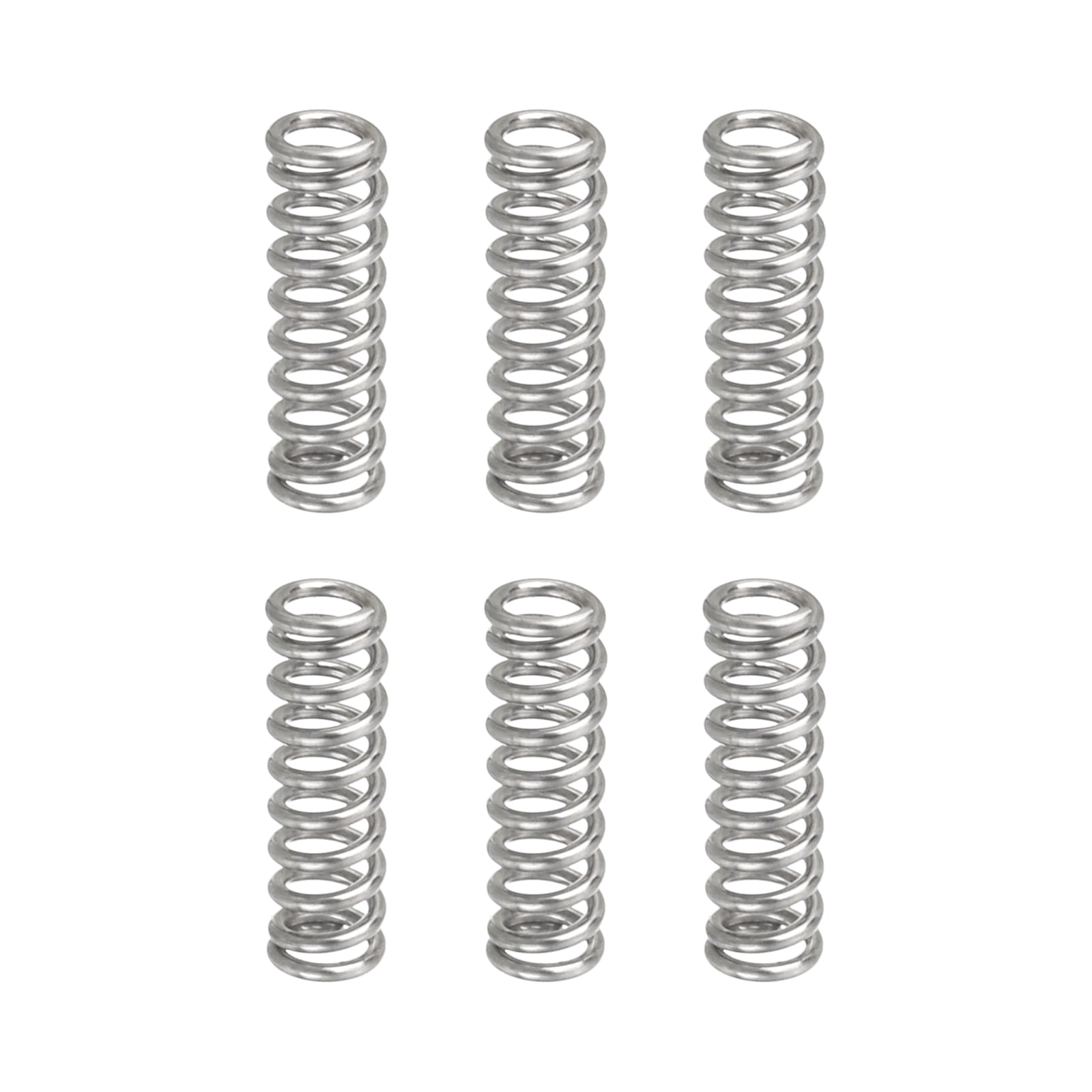 Uxcell 6Pack Compression Springs, 0.5mm Wire Diameter x 3mm OD x 10mm ...