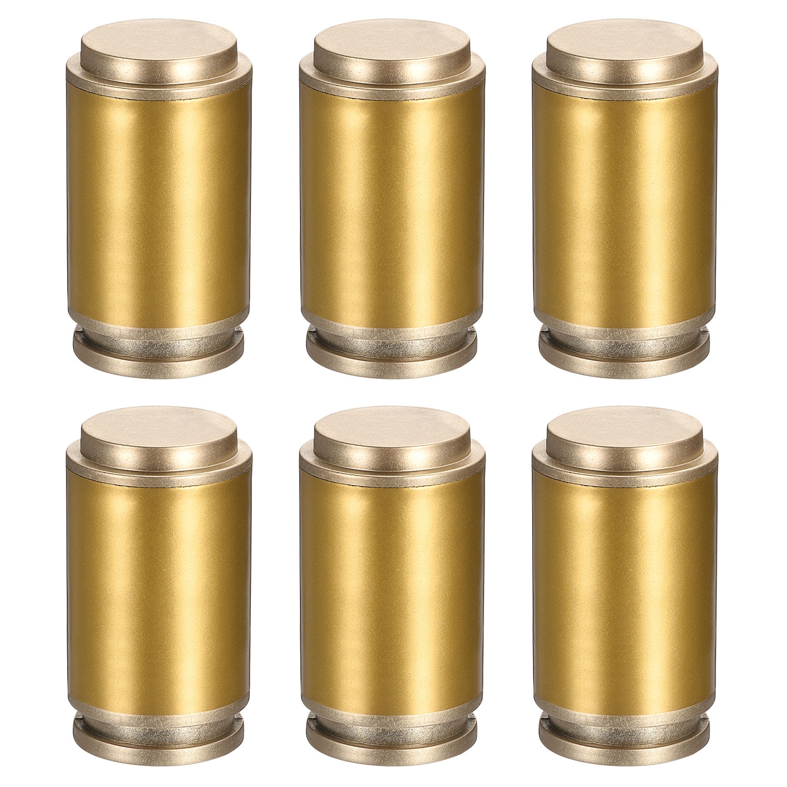 Uxcell 6Pack PP Curtain Rod Finials Drapery Rail Pole Head Fits Dia. 28 ...