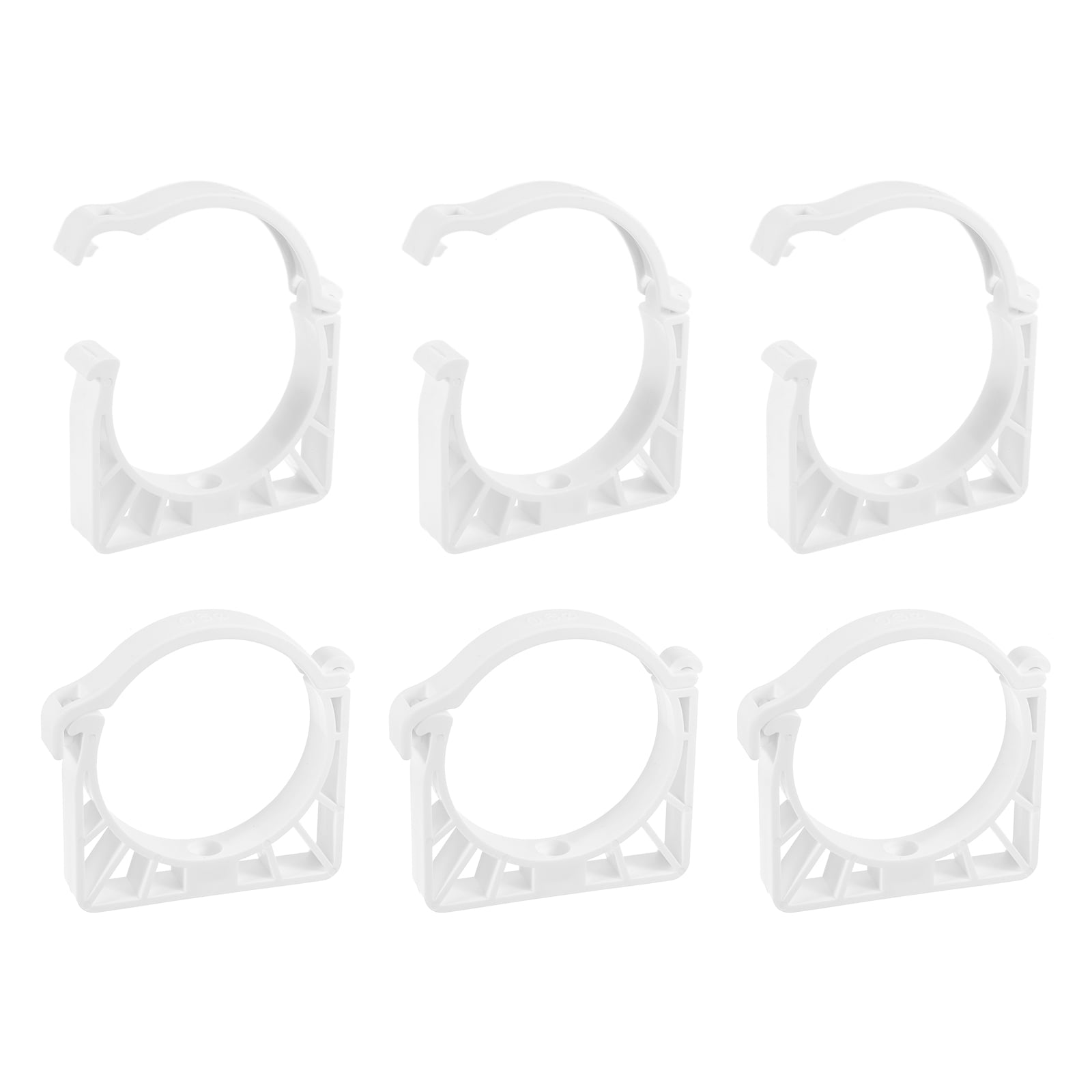 Uxcell 6Pack PPR Water Pipe Clamps, U Shaped Pipe Clamp Clips with ...