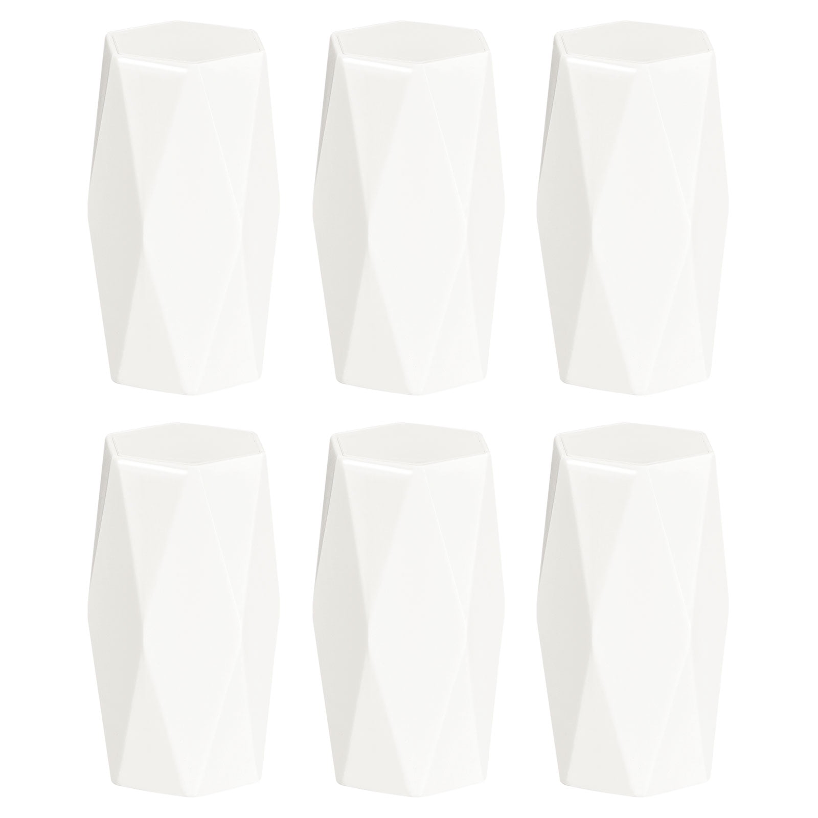 Uxcell 6Pack Plastic Curtain Rod Finials Drapery Rail Head Fits Dia. 26 ...