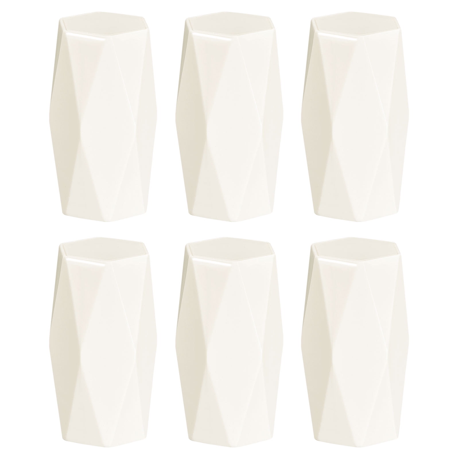 Uxcell 6Pack Plastic Curtain Rod Finials Drapery Rail Head Fits Dia. 26 ...