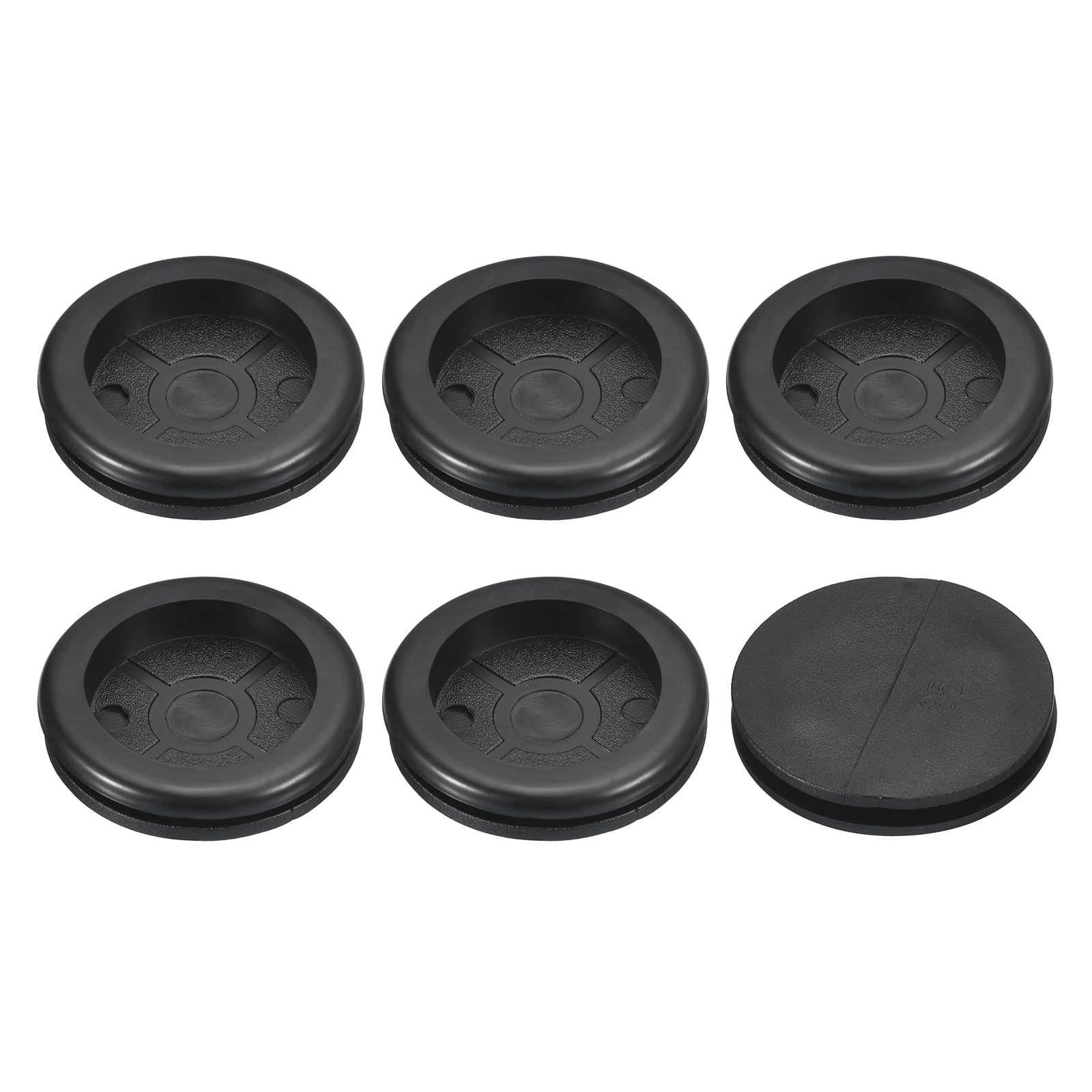 Uxcell 6Pack Rubber Grommets 1-3/8" (35mm) Drill Hole, 1-1/4" (31mm) ID ...