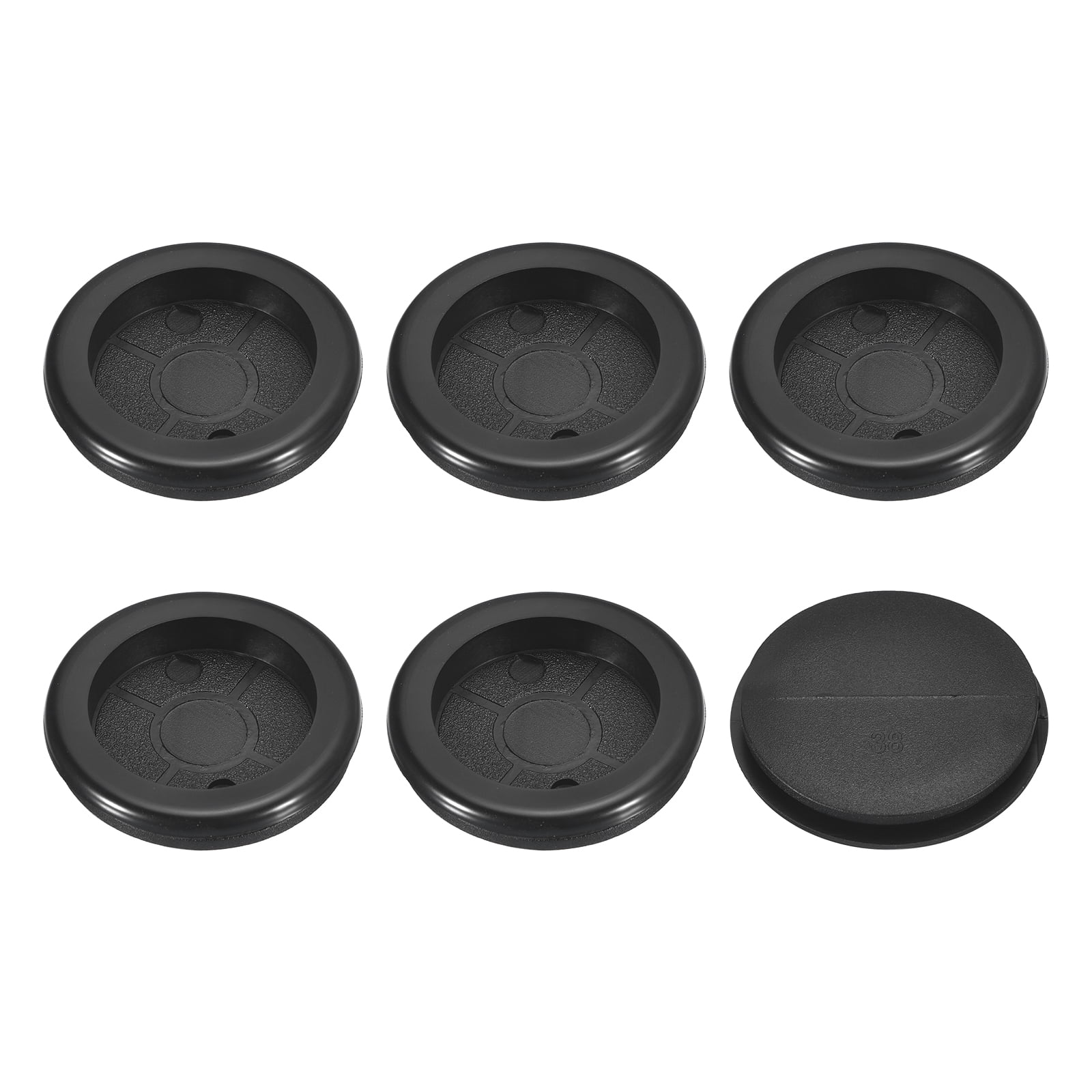 Uxcell 6Pack Rubber Grommets 1-4/8" (38mm) Drill Hole, 1-1/4" (31mm) ID ...