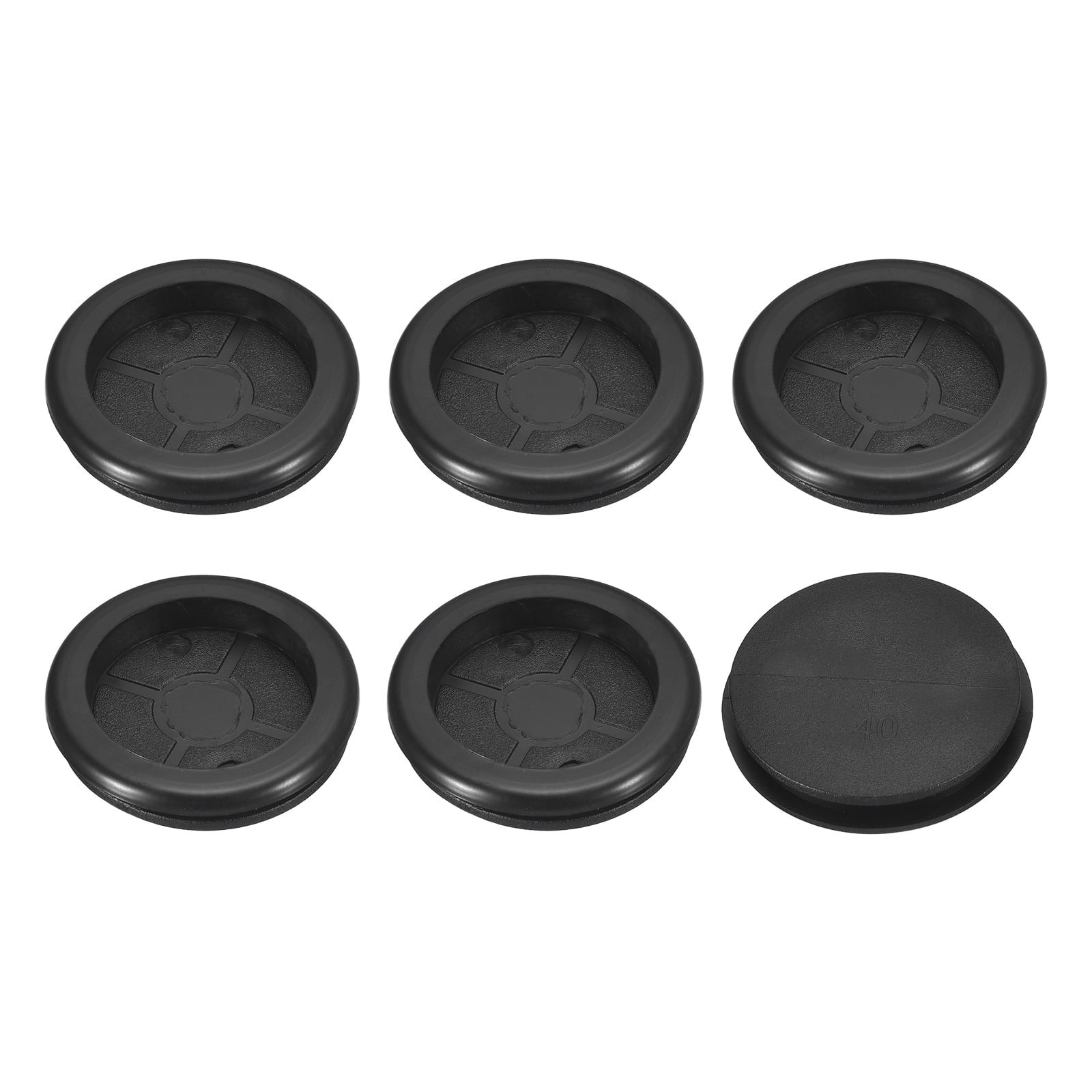 Uxcell 6Pack Rubber Grommets 1-5/8" (40mm) Drill Hole, 1-1/4" (33mm) ID ...