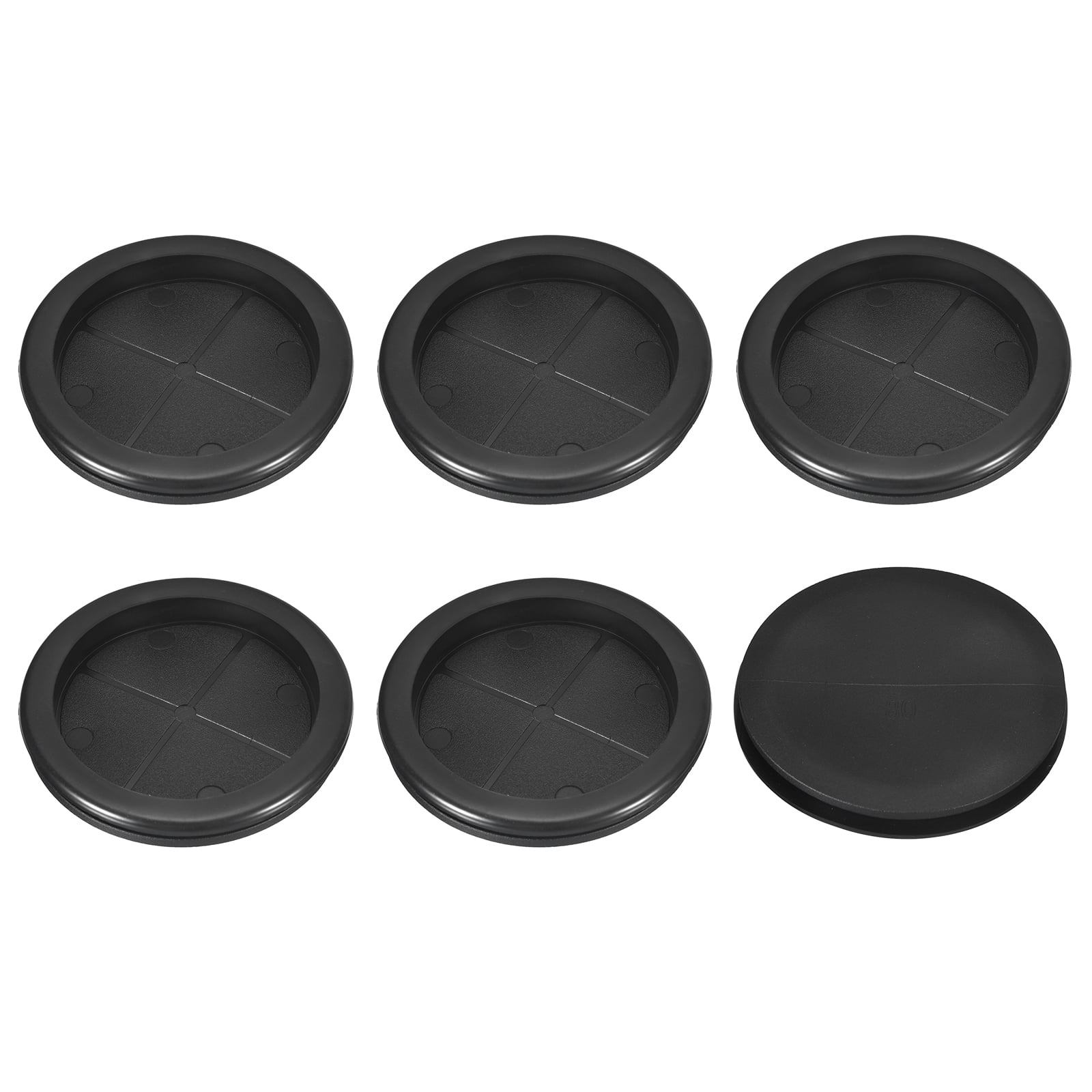Uxcell 6Pack Rubber Grommets 3-1/8" (80mm) Drill Hole, 2-3/4" (70mm) ID ...