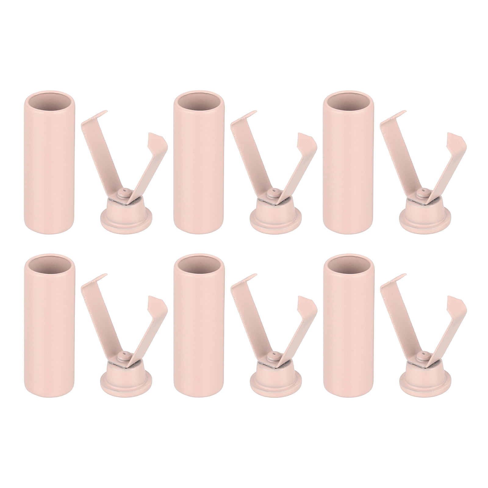 Uxcell 6Pack Shoelace Tips Alloy Shoelace Head, Pink Cylindrical Shoe ...