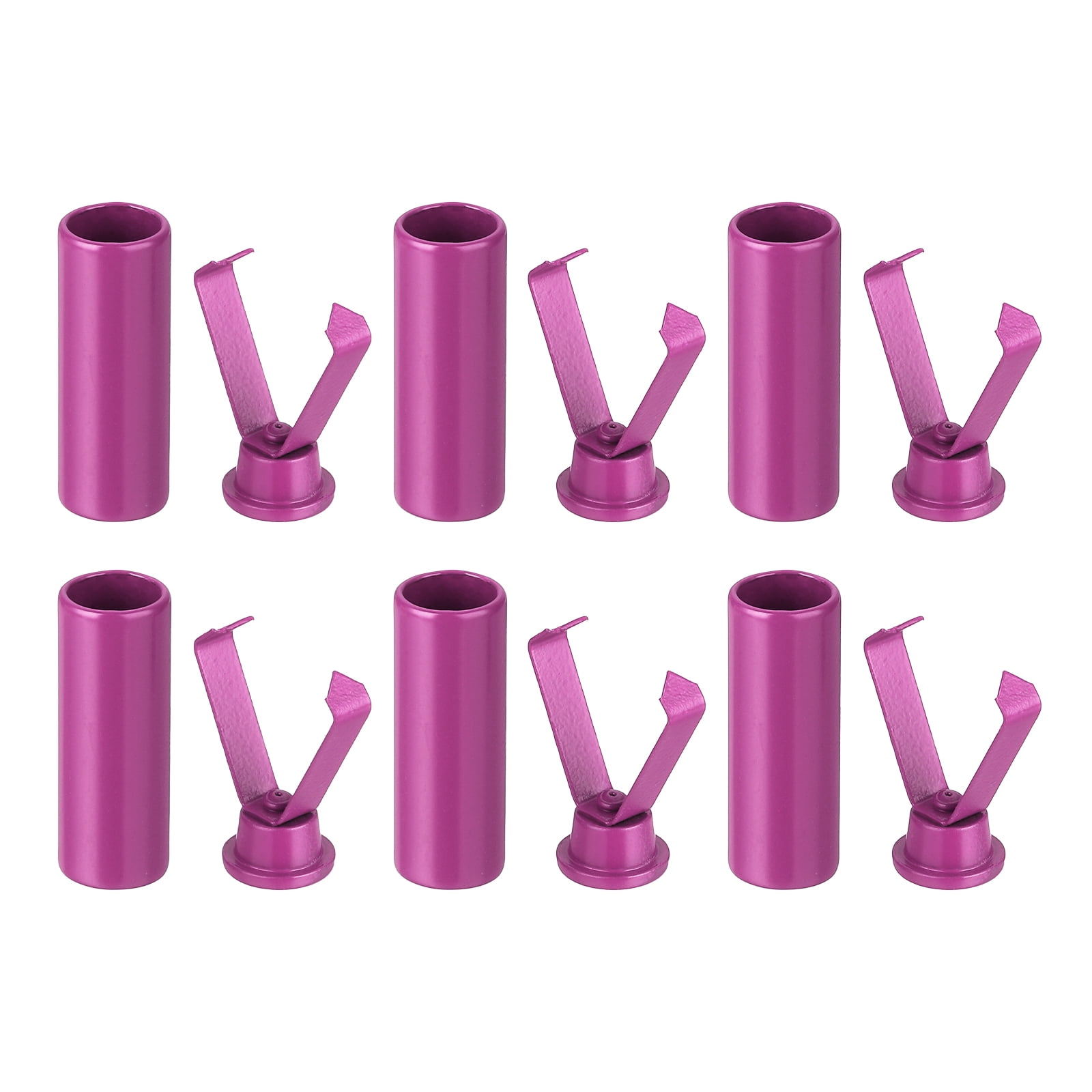 Uxcell 6Pack Shoelace Tips Alloy Shoelace Head, Rose Red Cylindrical ...