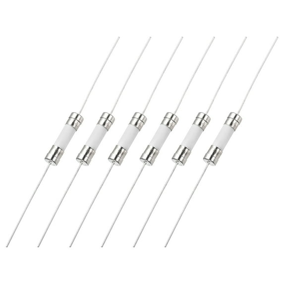 Uxcell 6Pcs 250V 3.15A Fast Blow Fuse, 5 x 20mm Mini Axial Ceramic ...