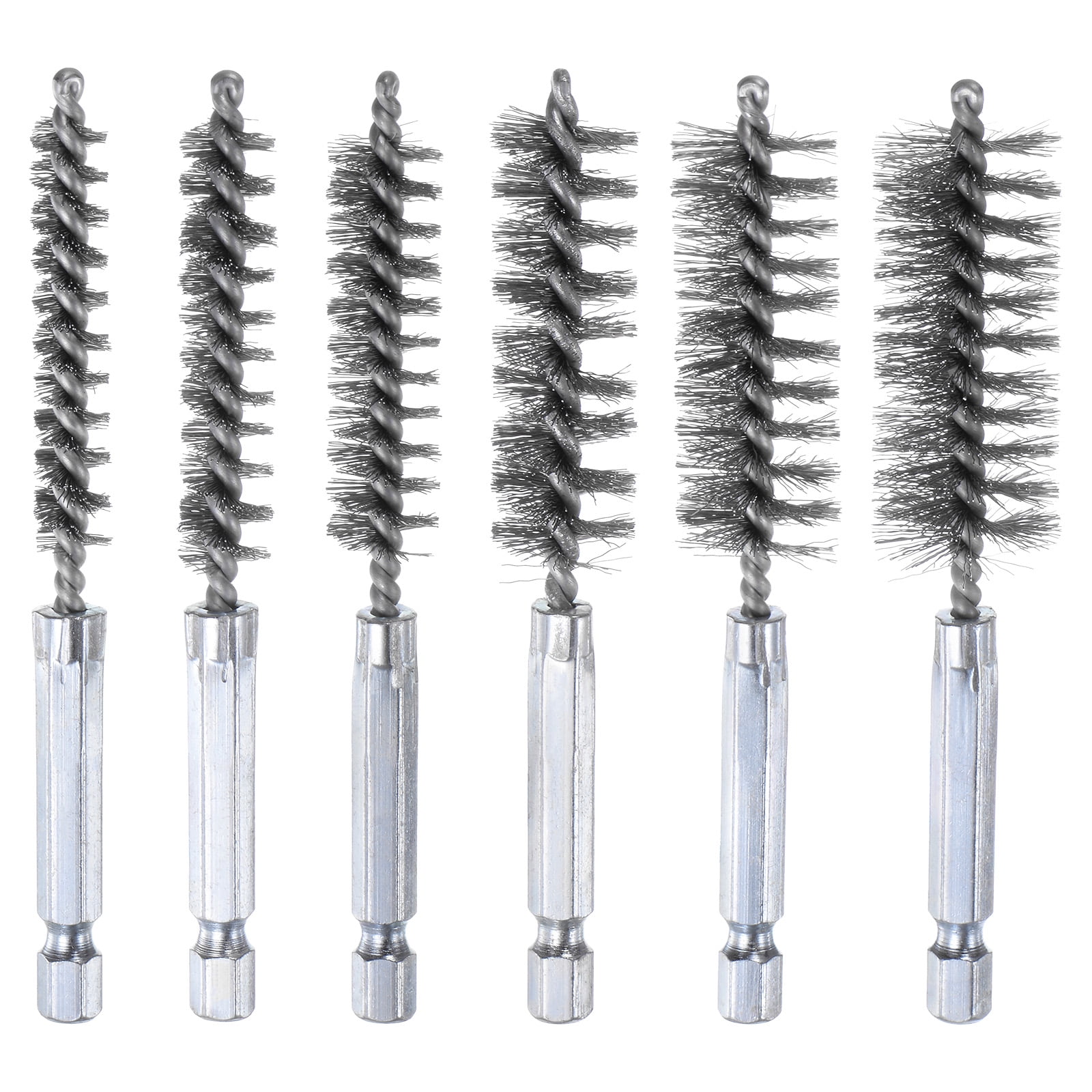 Uxcell 6Pcs Bore Brush Set 8mm,10mm,12mm,15mm,17mm,19mm Different ...